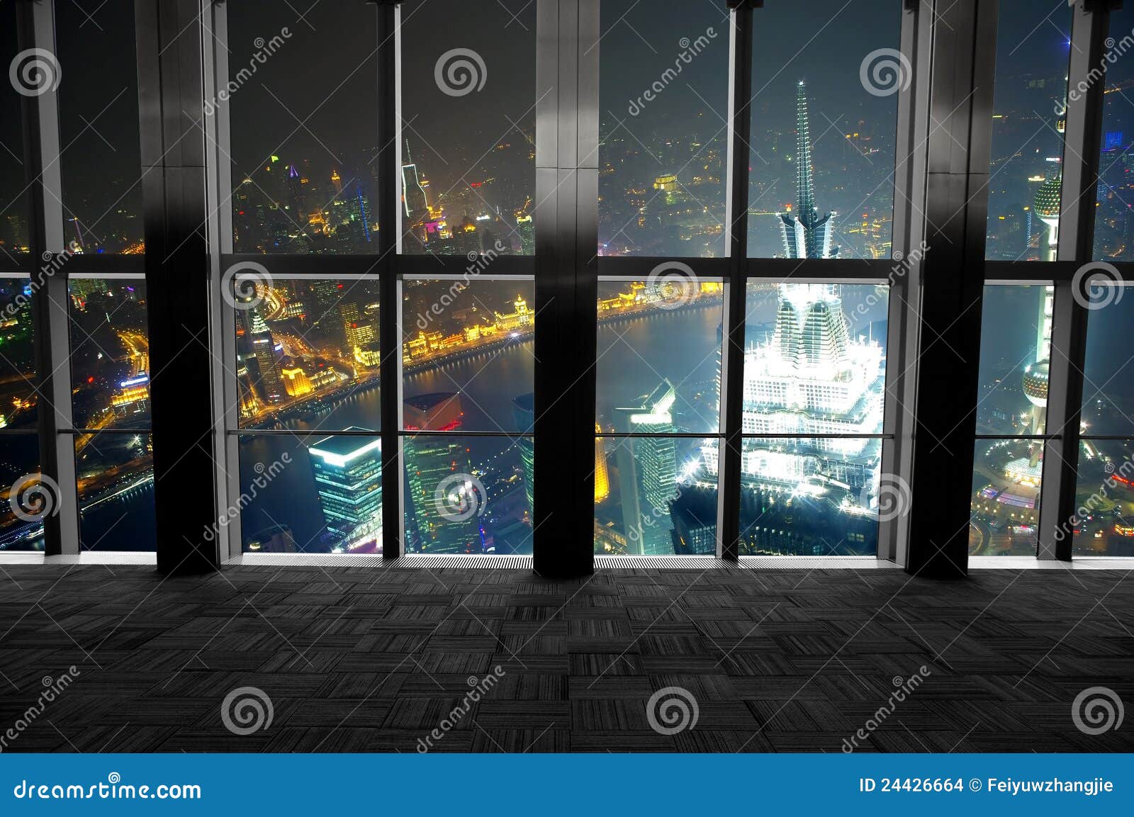 Shanghai Scenery Looking Out the Window Stock Photo - Image of asia ...