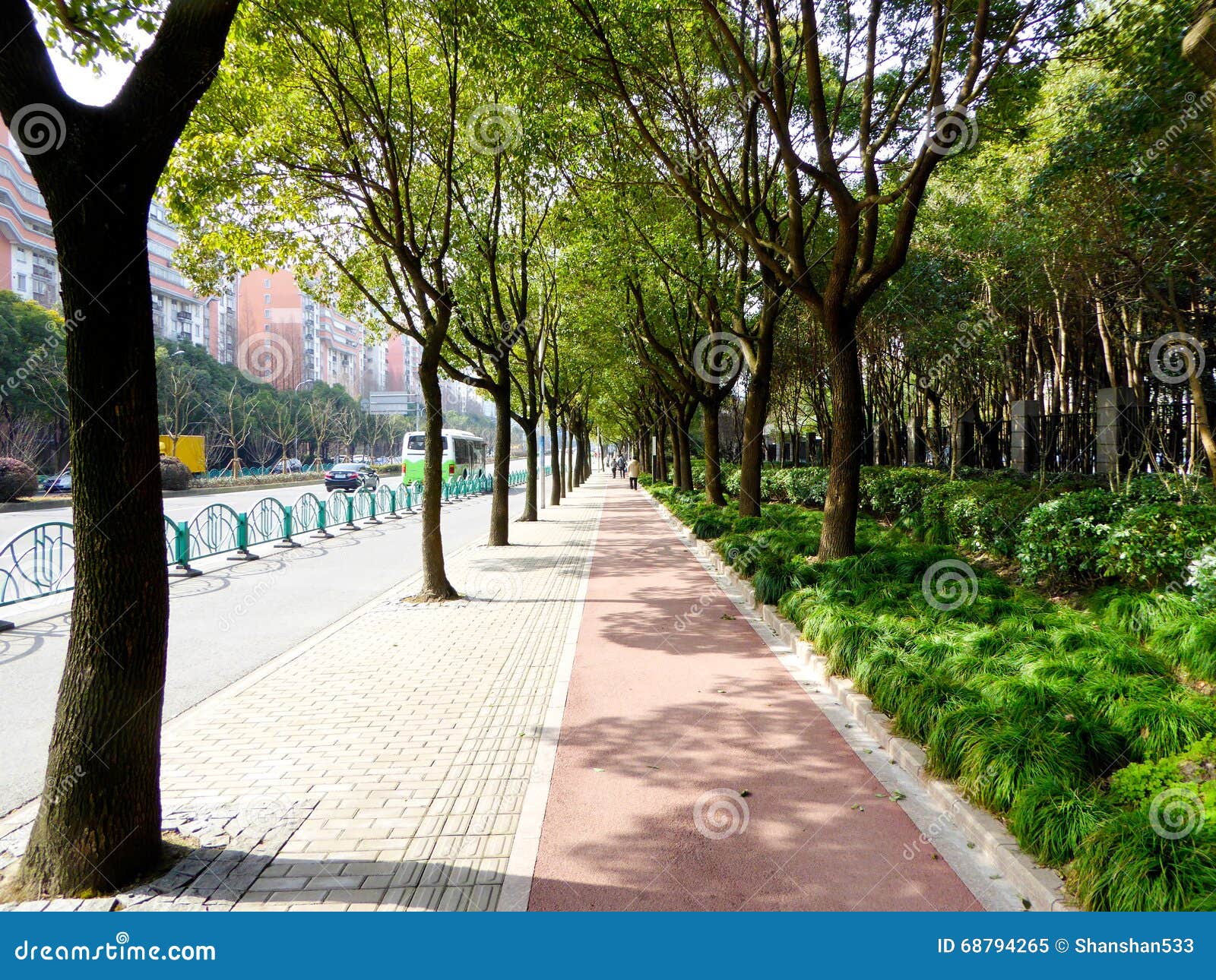 Shanghai sidewalk editorial image. Image of footpath - 68794265