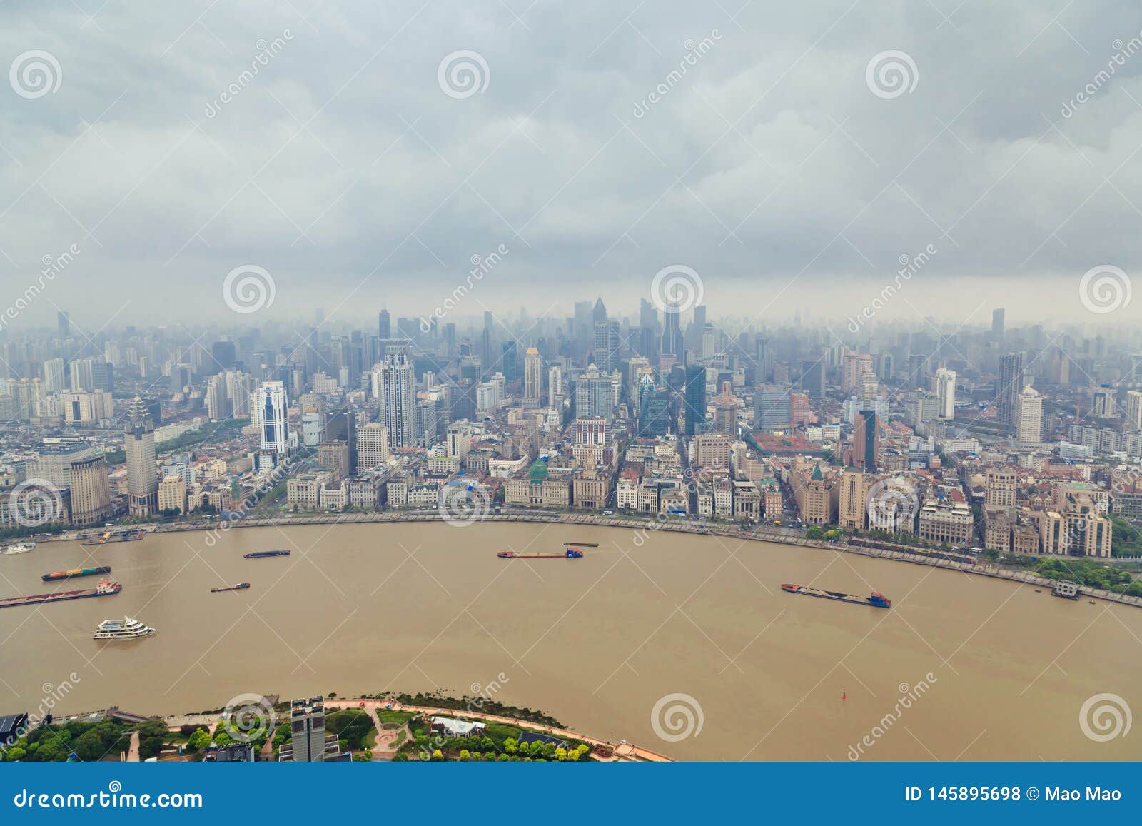 Shanghai Skyline Panoramic View, Shanghai China,Shanghai Skyline ...