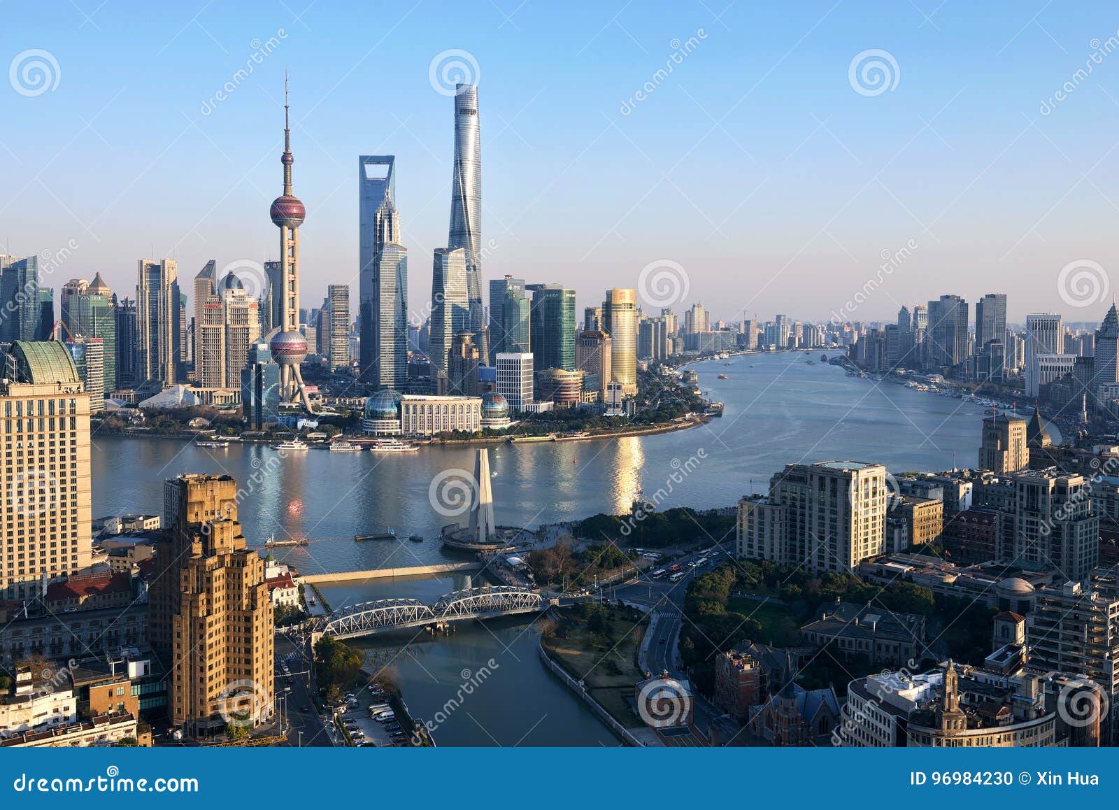 Shanghai Skyline, China Stock Photography | CartoonDealer.com #110030780