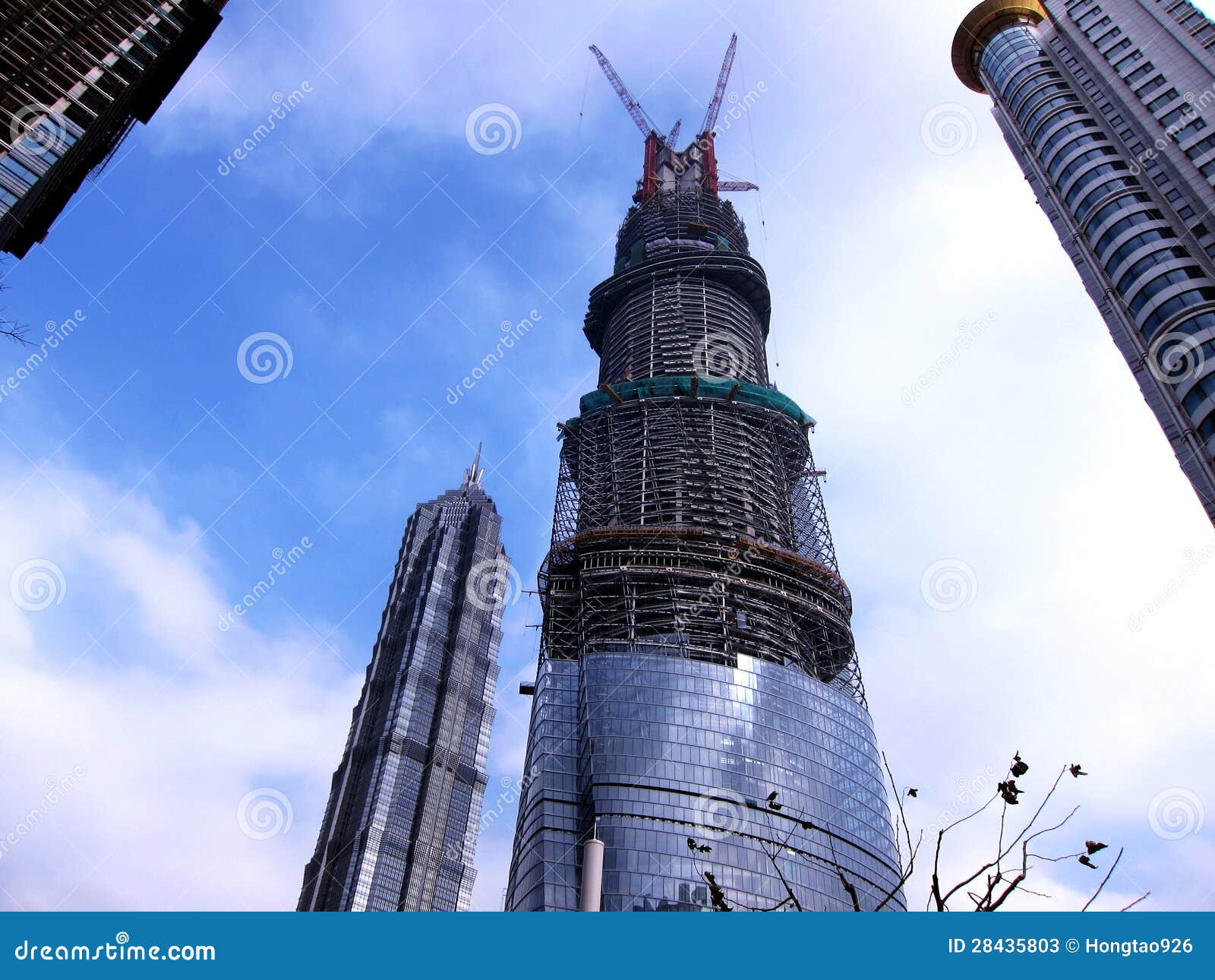Shanghai Tallest Building Under Construction Editorial Stock Photo ...