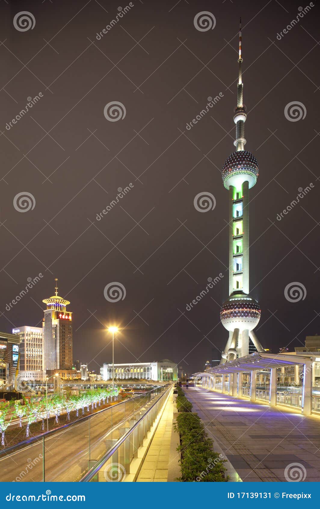 Shanghai - TV Tower stock image. Image of color, shanghai - 17139131