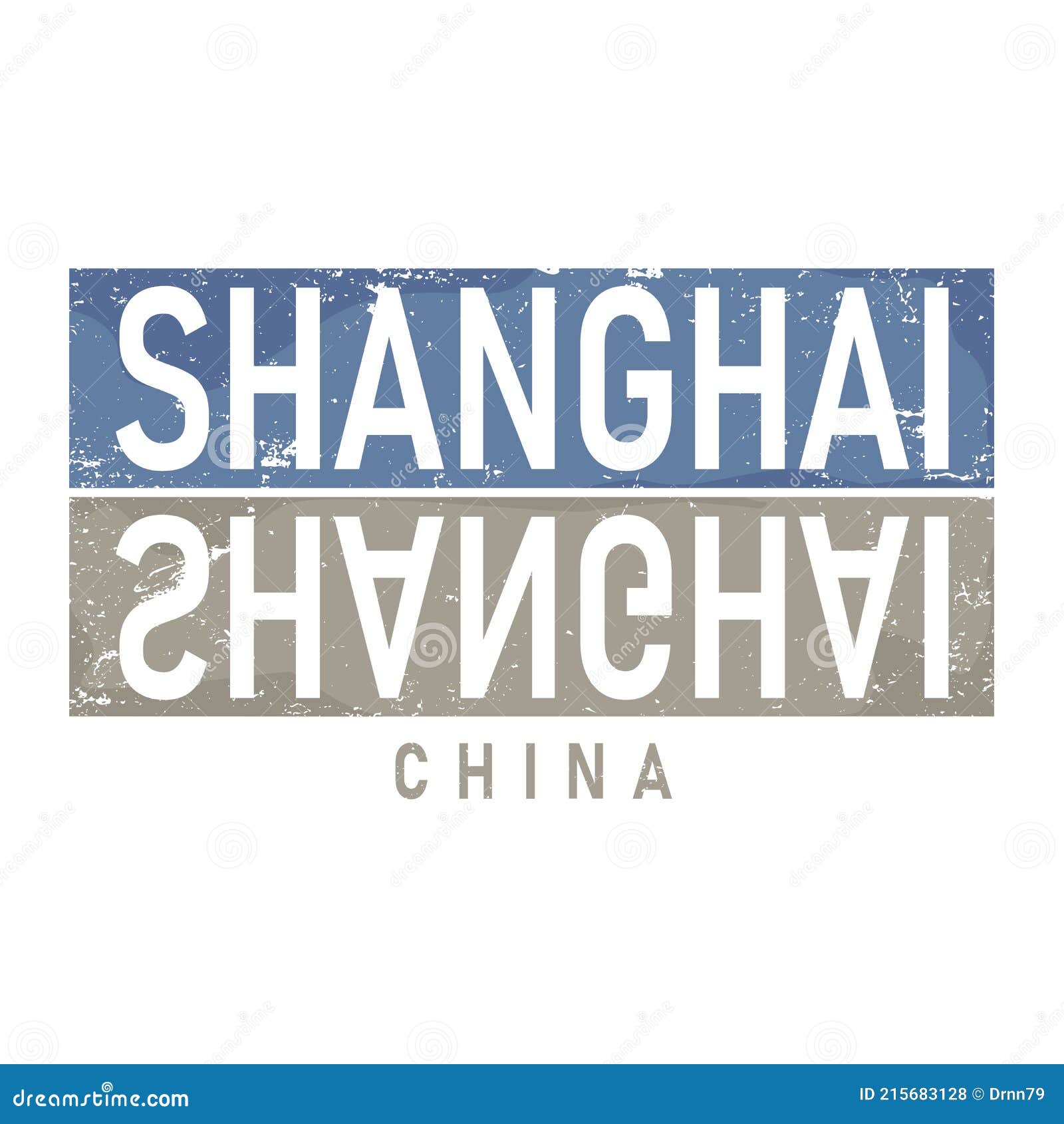 Shanghai Typography Design Vector, for T-shirt, Poster and Other Uses ...