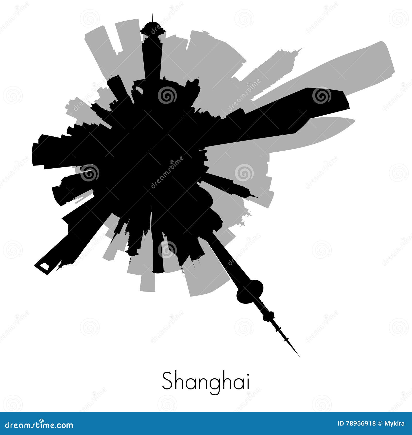 Shanghai Map Vector | CartoonDealer.com #128754322