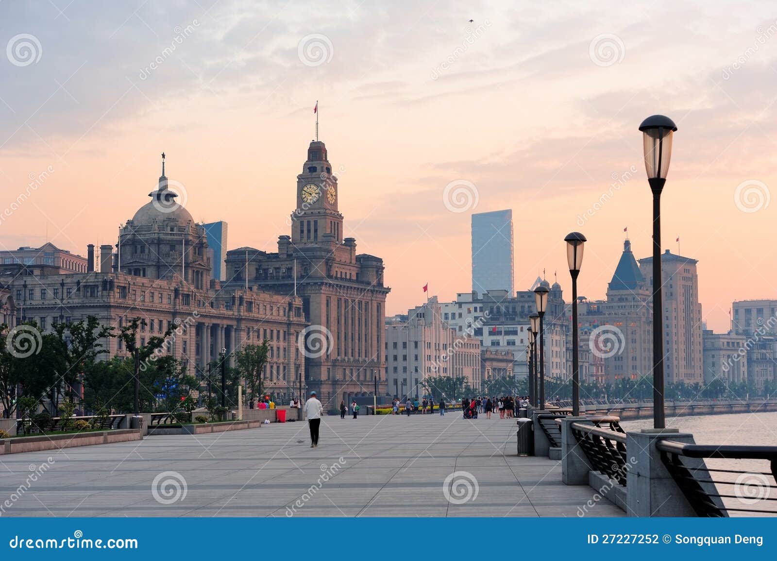 Shanghai Waitan stock photo. Image of park, ancient, chinese - 27227252