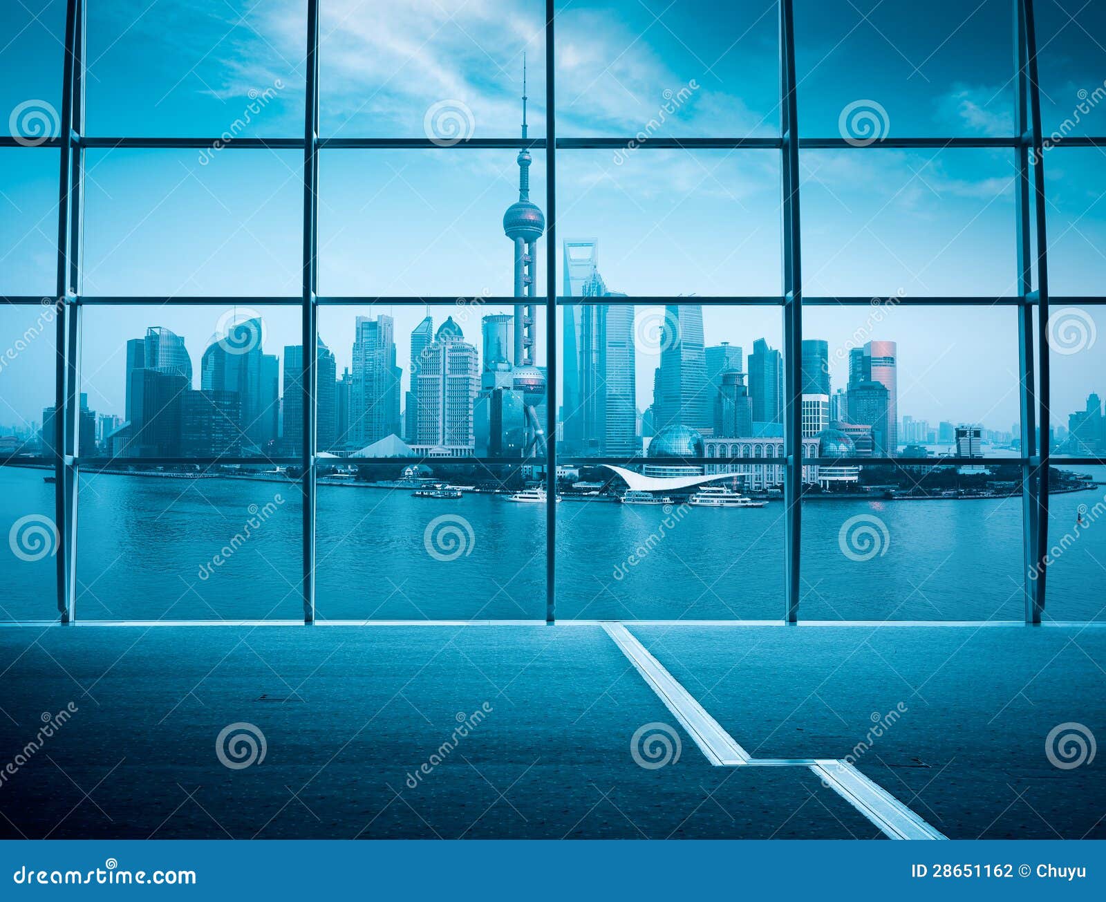 Shanghai Window Outside View Stock Photo - Image of futuristic, chinese ...