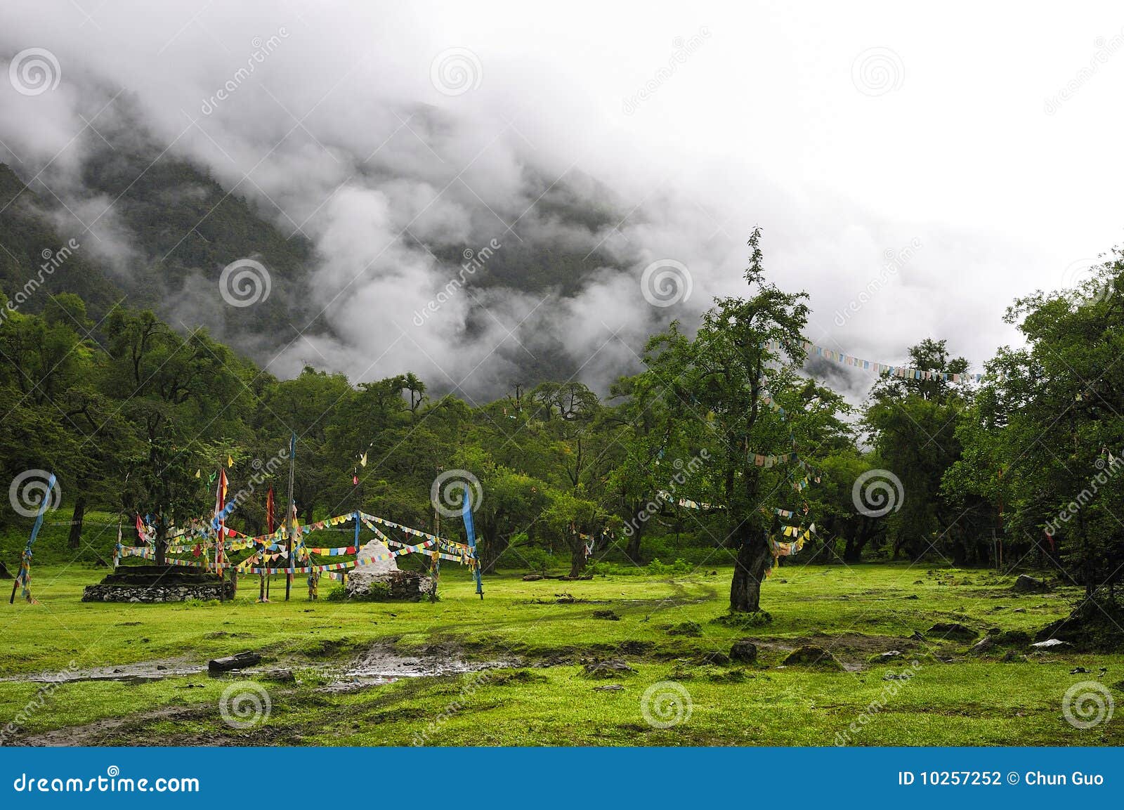 Shangri-La Ranch scenery stock photo. Image of panorama - 10257252