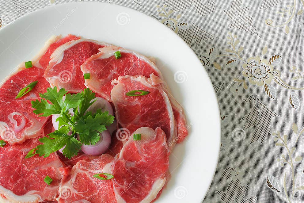 Shank beef stock image. Image of closeup, bone, preparation - 76951795