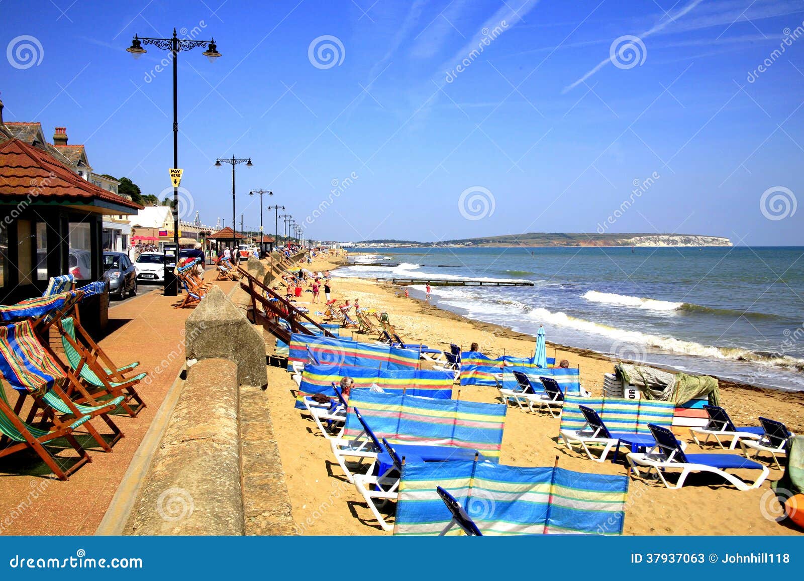 Shanklin Beach, Isle of Wight. Editorial Stock Photo - Image of tourism ...