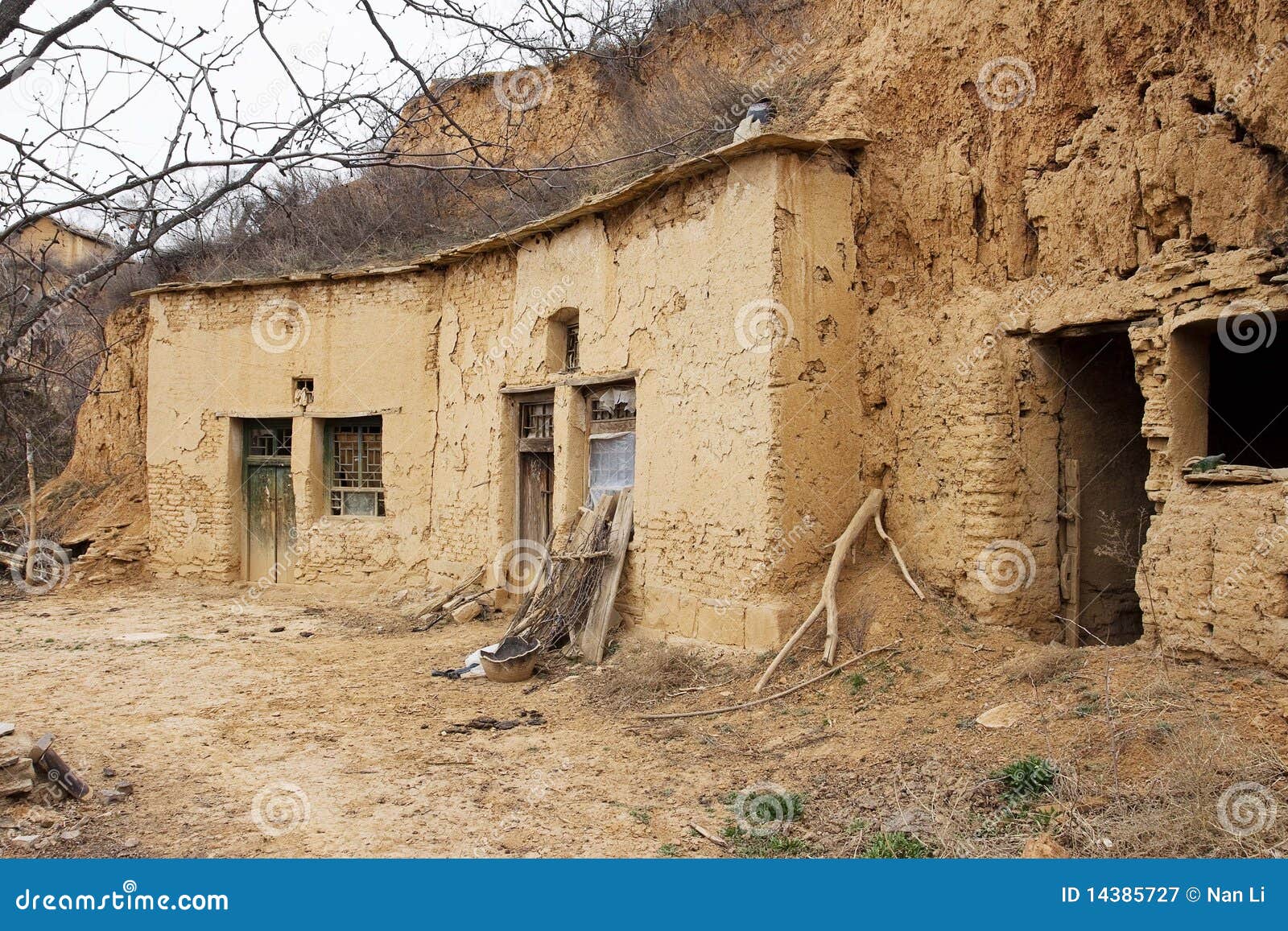 Shanxi Loess Plateau Yaodong Royalty Free Stock Photography - Image ...
