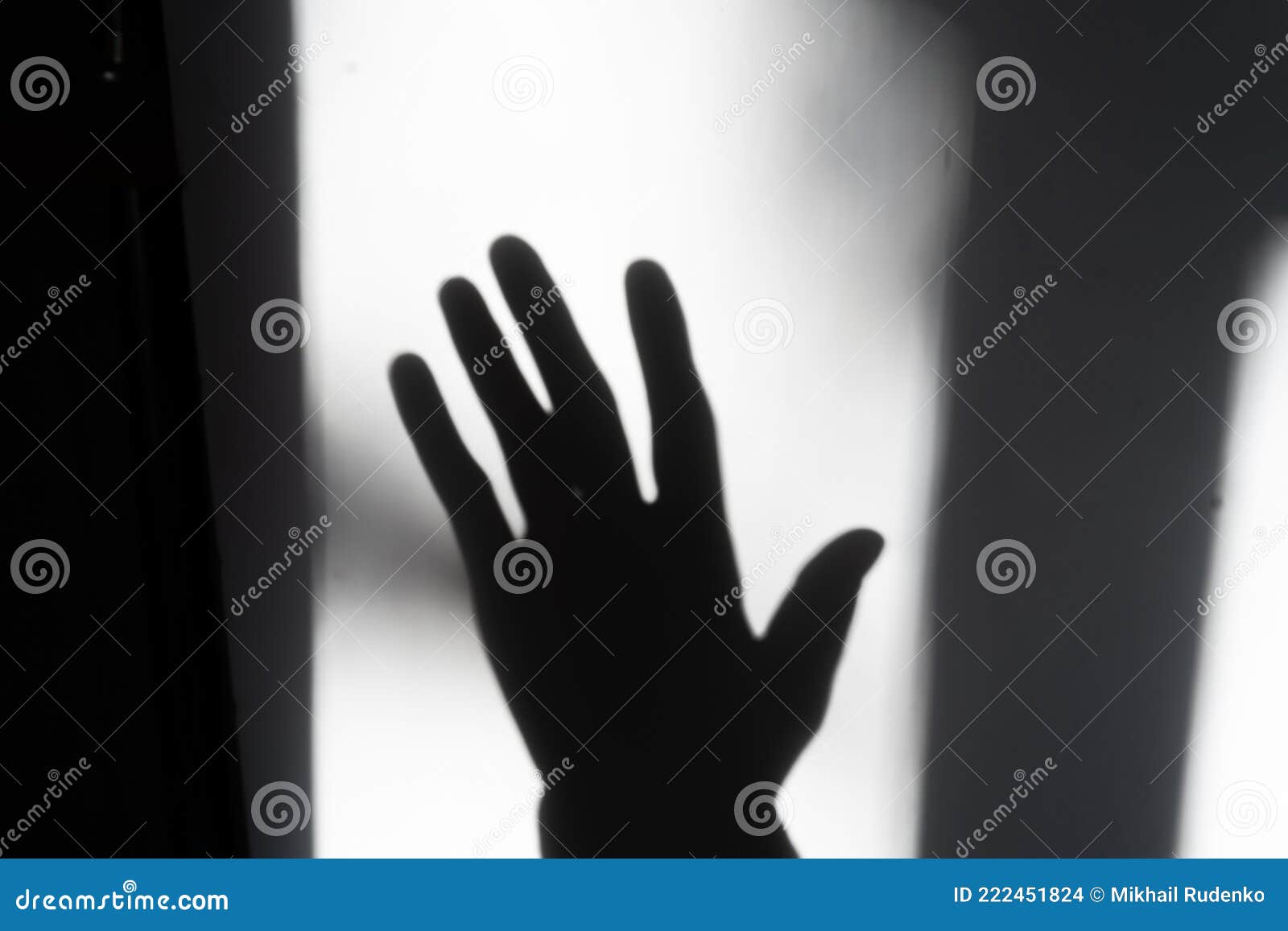 Men`s Palm With A GO Sign. Green Hexagon And Black GO Sign. Royalty ...