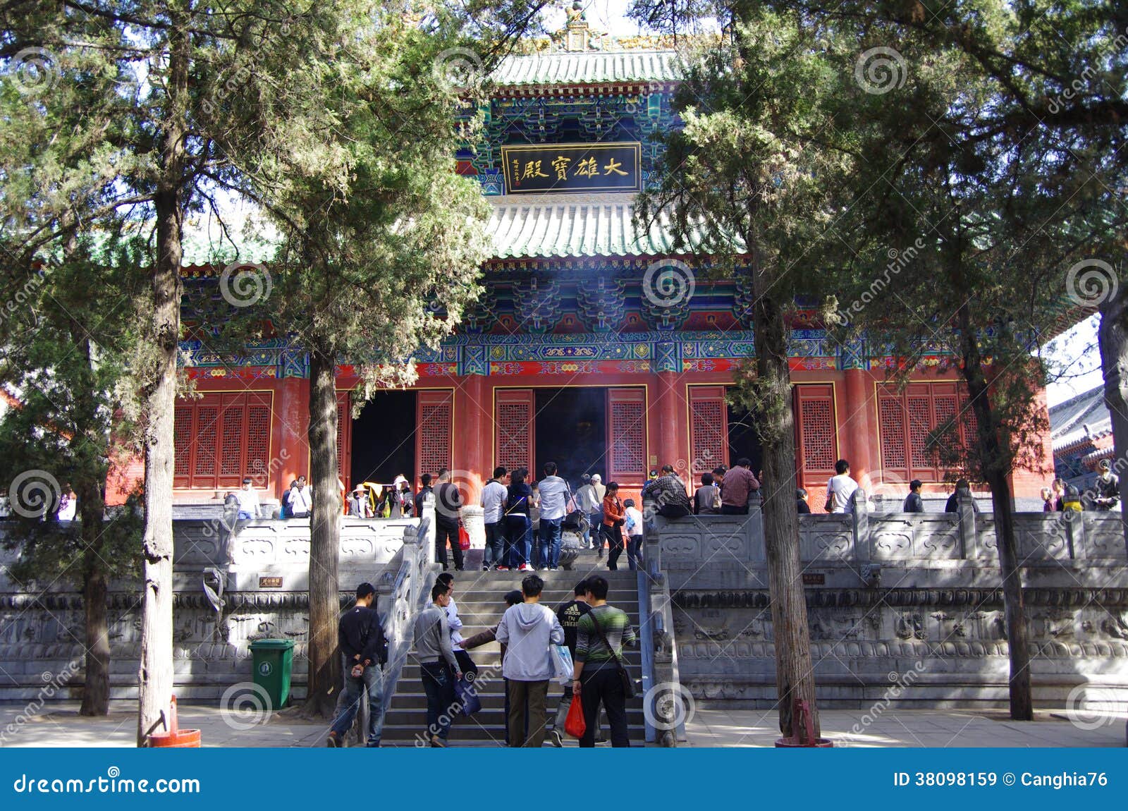 The shaolin temple editorial stock image. Image of plant - 38098159
