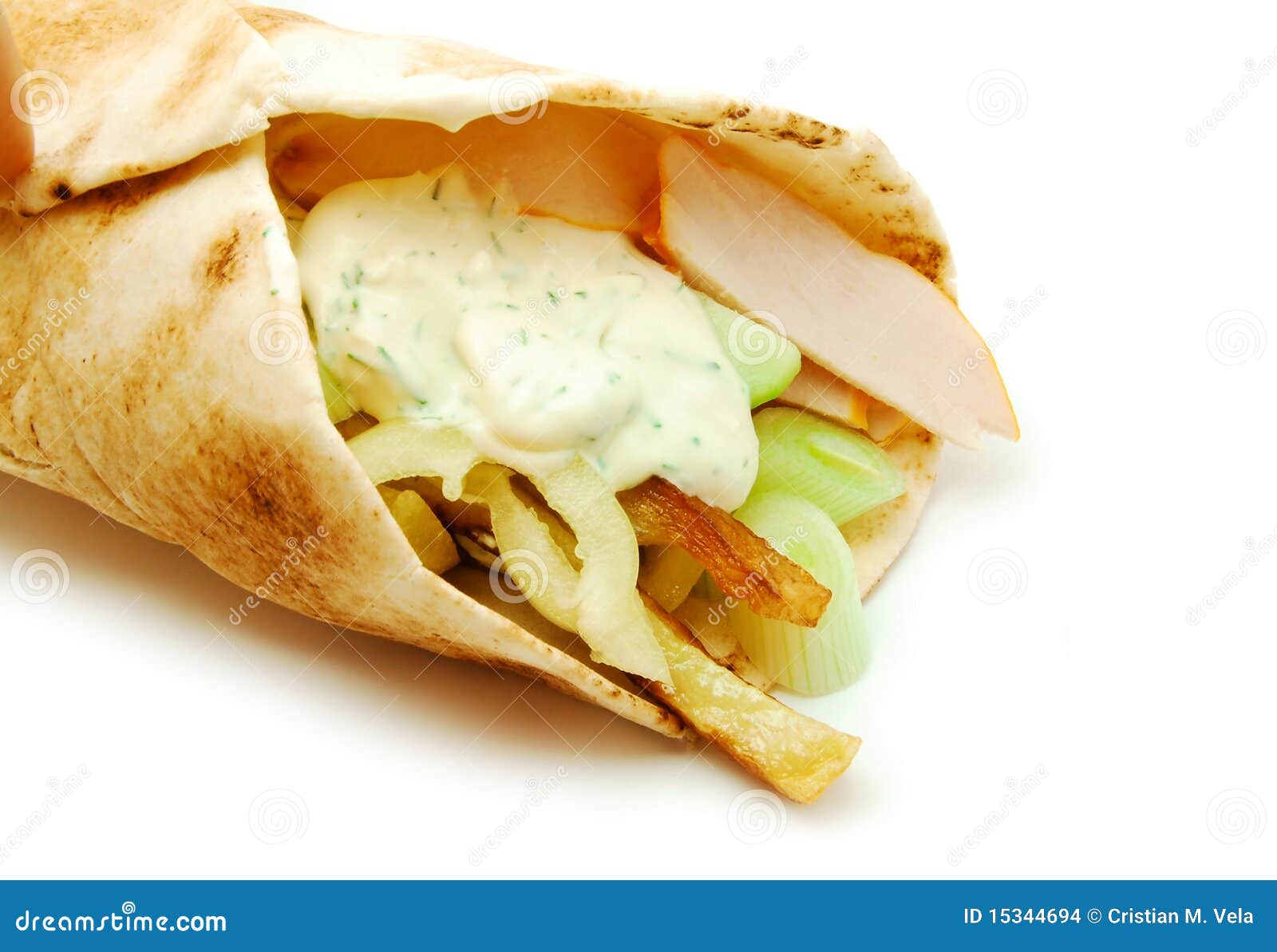 Shaorma stock photo. Image of roll, arabic, fries, charwama - 15344694