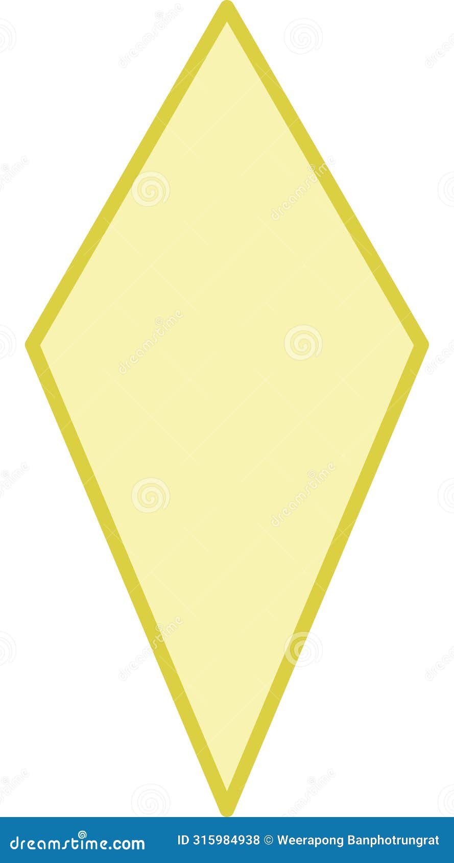 Diamond Shape in Geometric for Mathematics and Science Stock Vector ...