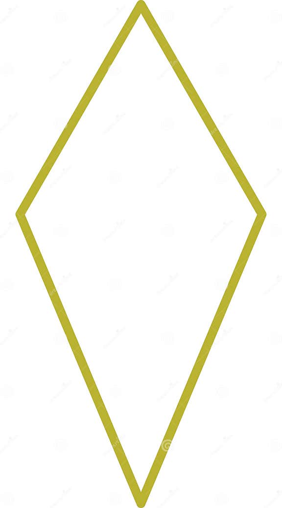 Diamond Shape in Geometric for Mathematics and Science Stock Vector ...