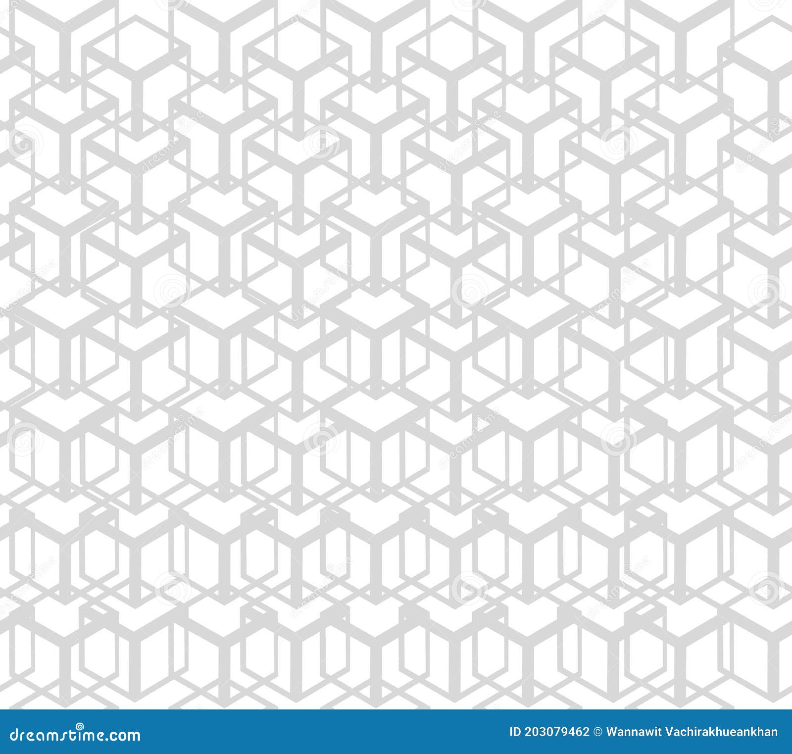 Shape Abstract Box Seamless Pattern Background Stock Vector ...