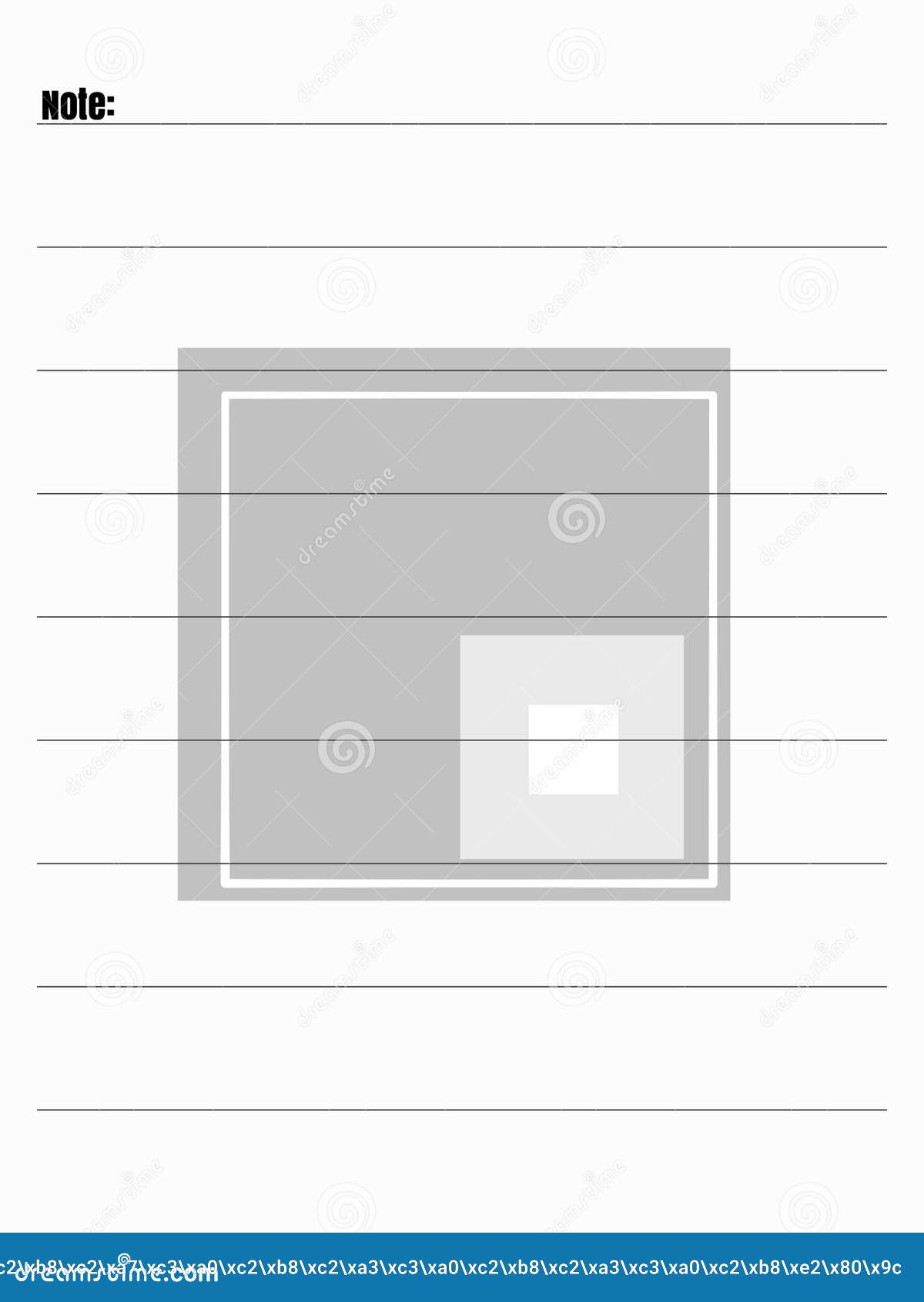 Diary shape stock illustration. Illustration of back - 166665806
