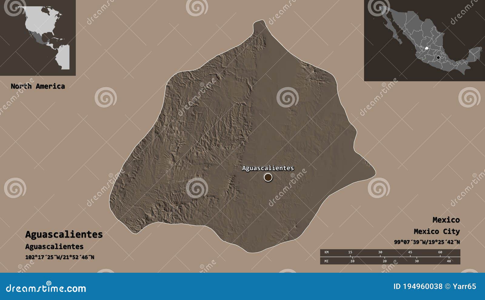 Aguascalientes, State of Mexico,. Previews. Administrative Stock ...