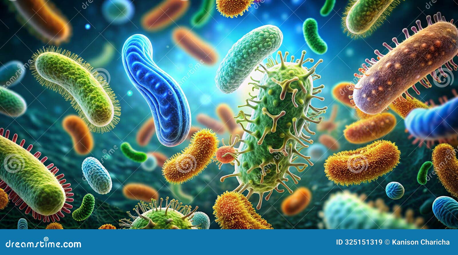 Shape of Bacterial Cell Cocci Bacilli Spirilla Bacteria Generative AI ...