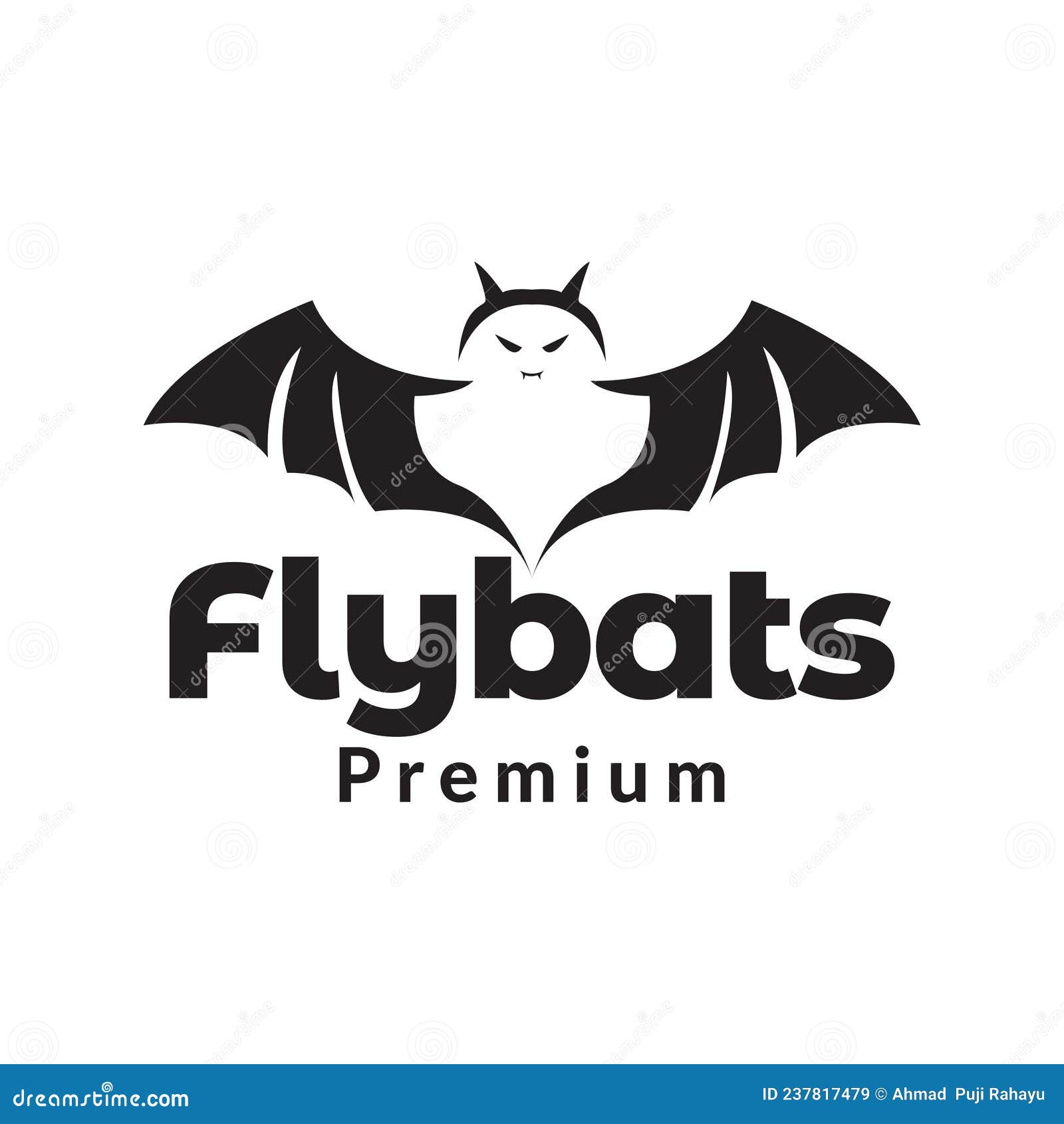 Shape of Bat Fly Logo Design Vector Graphic Symbol Icon Sign ...