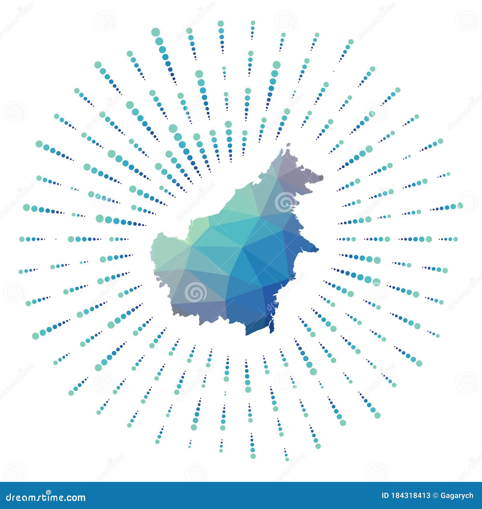 Digital Borneo Logo. Vector Illustration | CartoonDealer.com #169856486