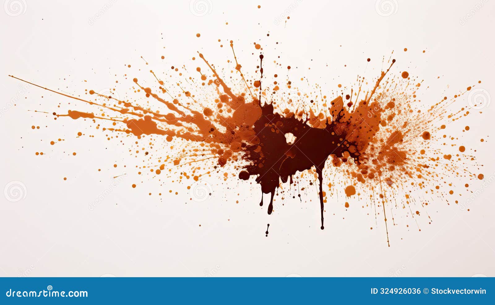 Shape brown splatter stock illustration. Illustration of smear - 324926036