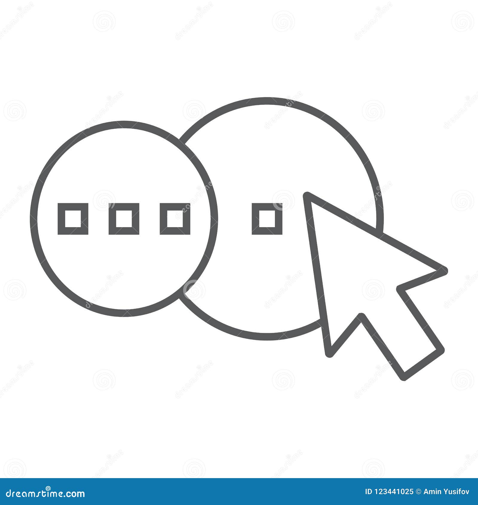 Shape Builder Tool Thin Line Icon, Tools Design Stock Vector ...