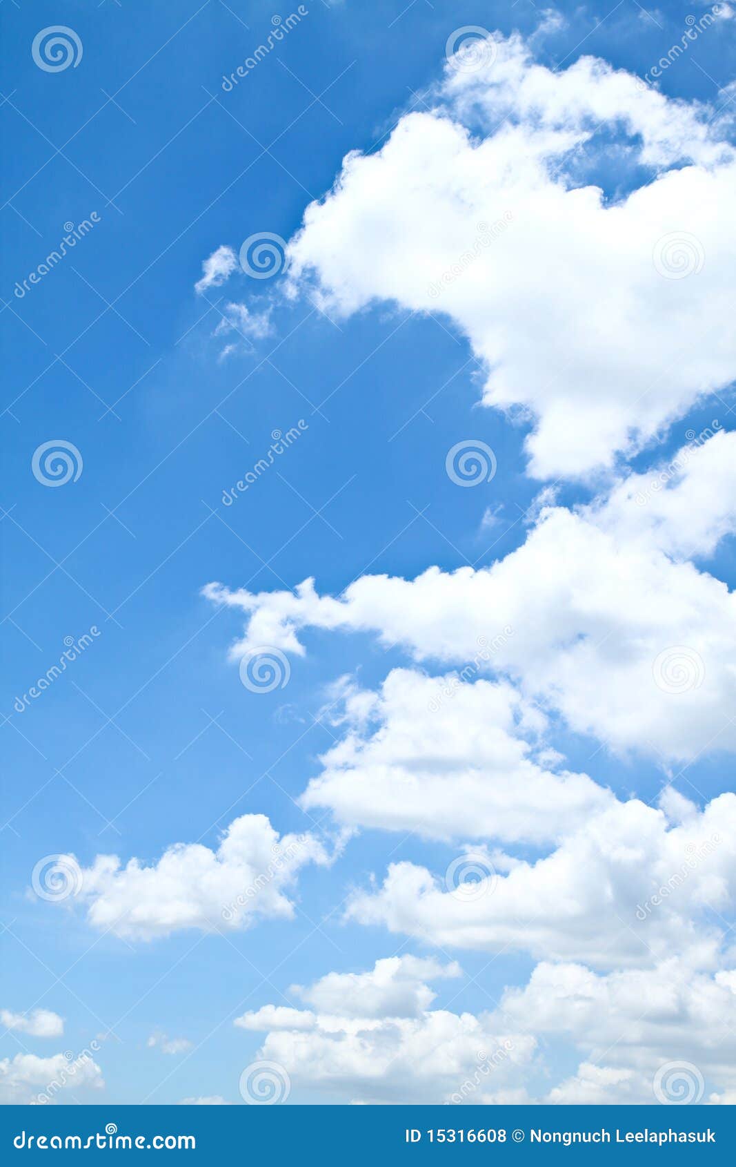 The Shape of Clear Blue Sky Stock Photo - Image of blue, bright: 15316608
