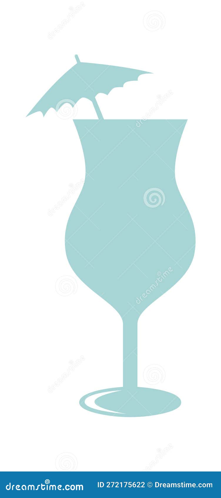 Shape of Cocktail Drinking Glass Stock Vector - Illustration of ...