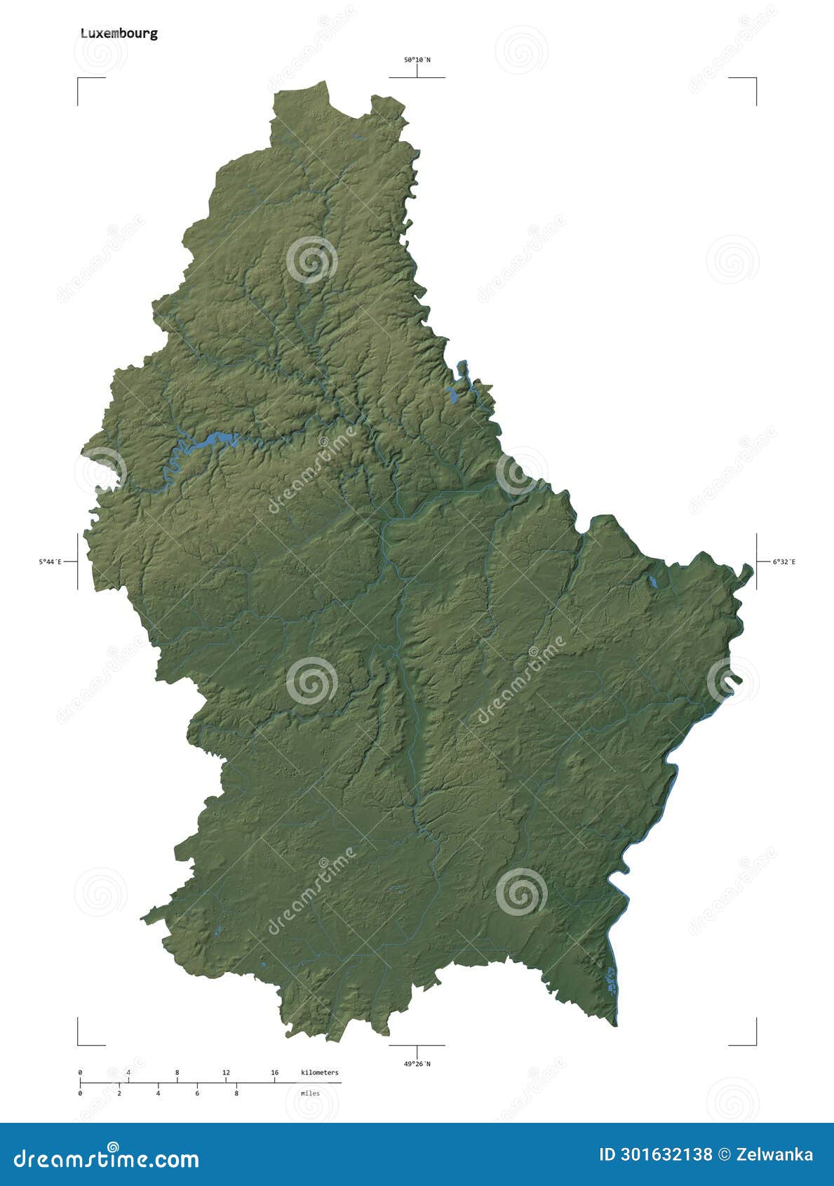 Luxembourg Shape on White. Physical Stock Illustration - Illustration ...