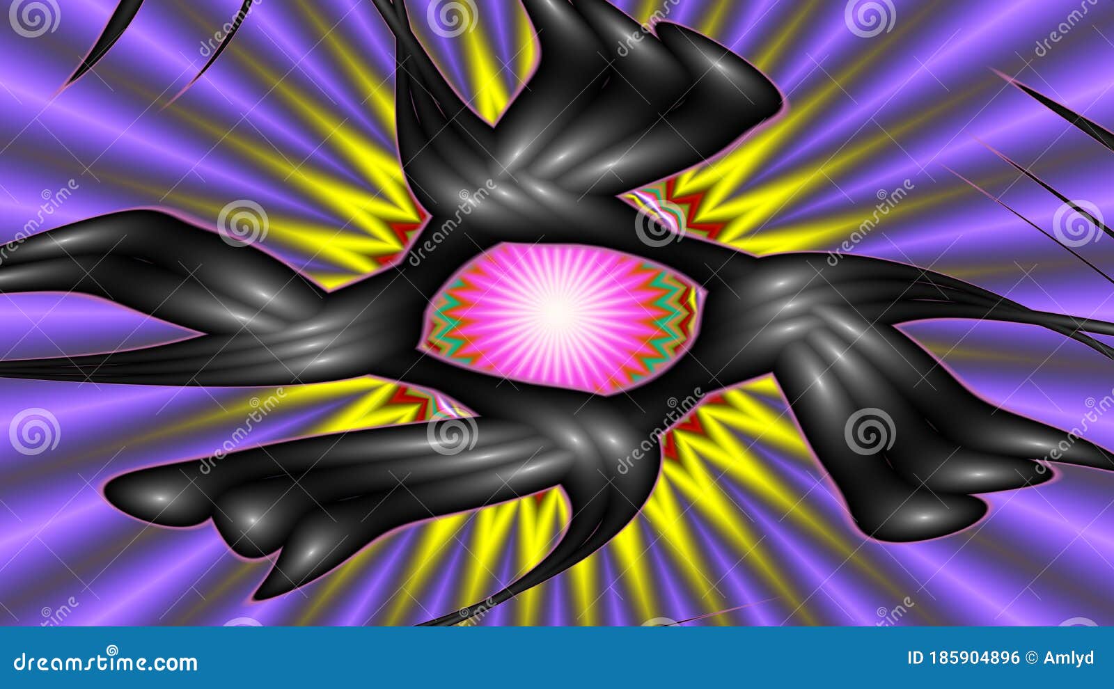 Shape and colour conflict stock illustration. Illustration of border ...