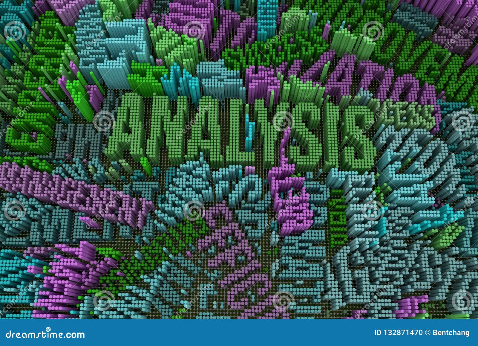 3D Rendering Analysis Of Financial Data In Charts - Modern Graphical ...
