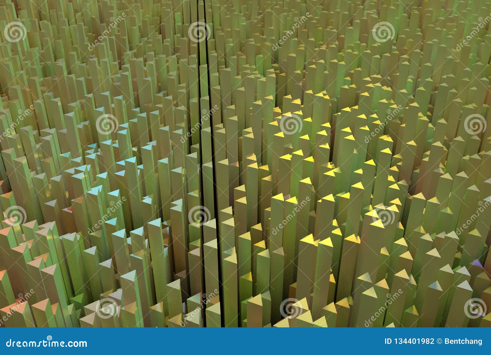 Colorful 3D Rendering. Illustrations of Shape Composition, Geometric ...