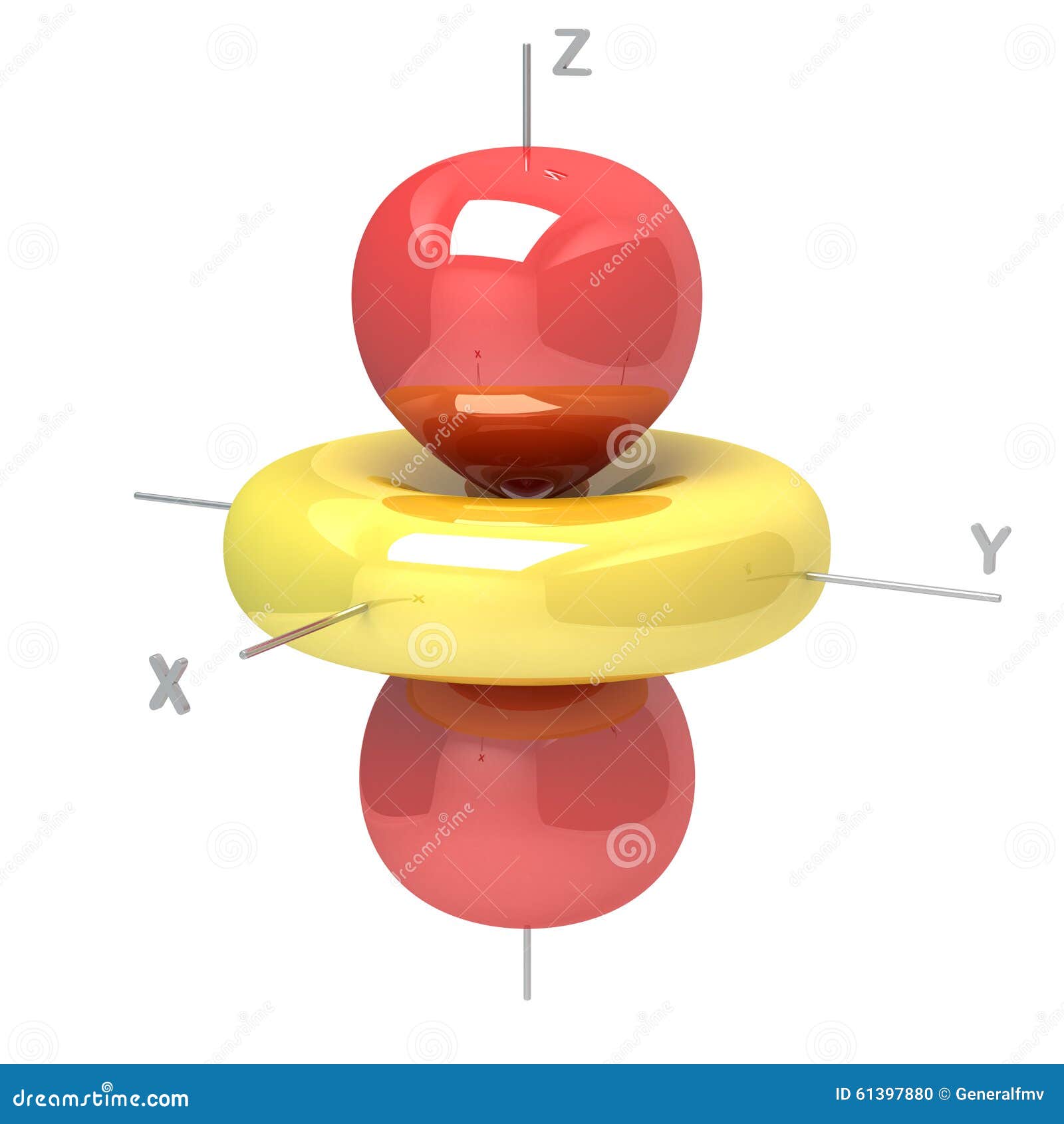 How To Make A 3d Neon Atom Model