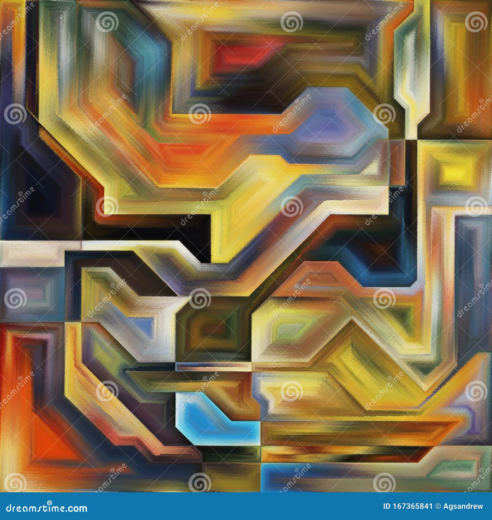 Shape Division in Art stock illustration. Illustration of attribute ...