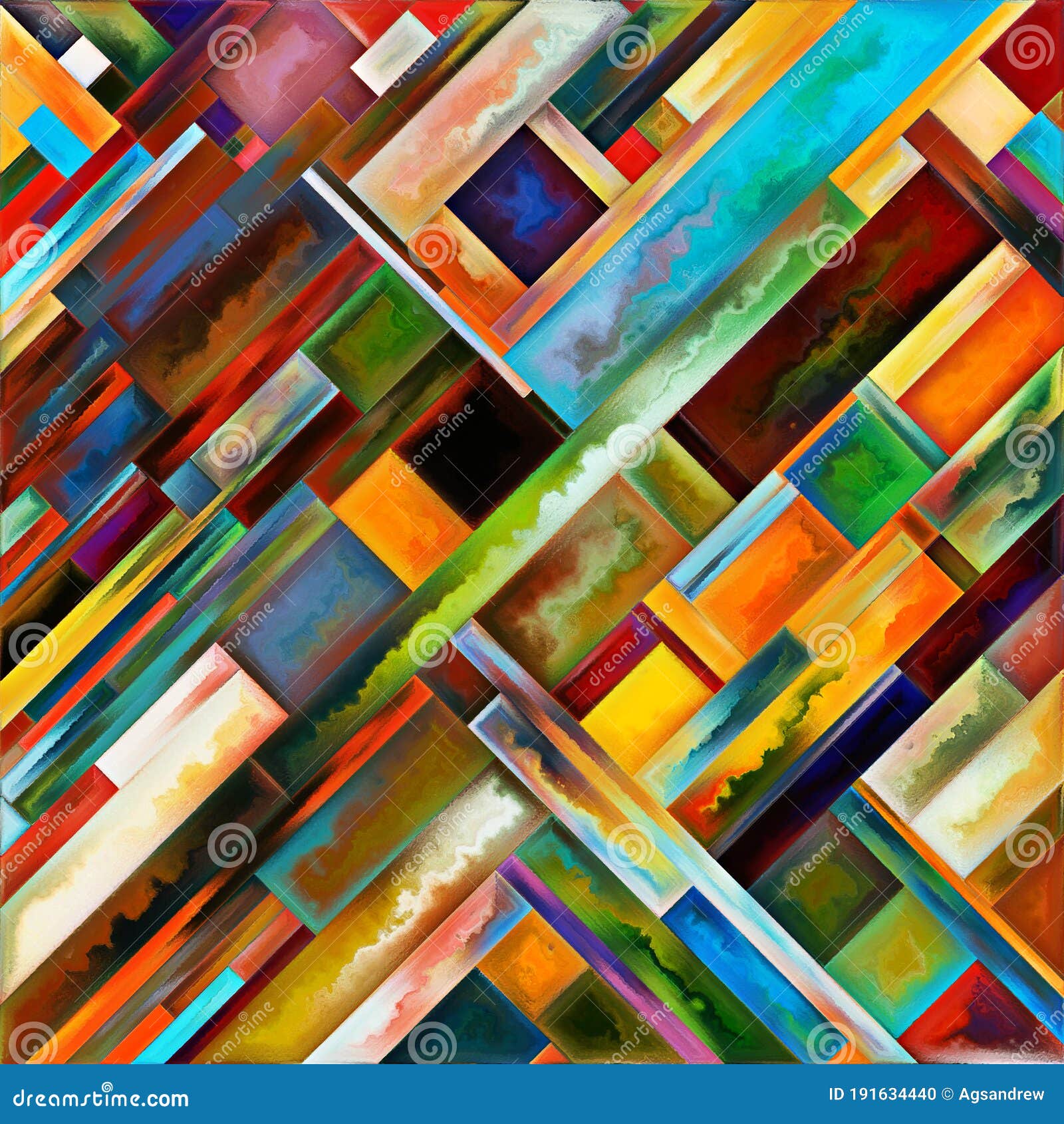 Shape Division in Art stock illustration. Illustration of multicolored ...