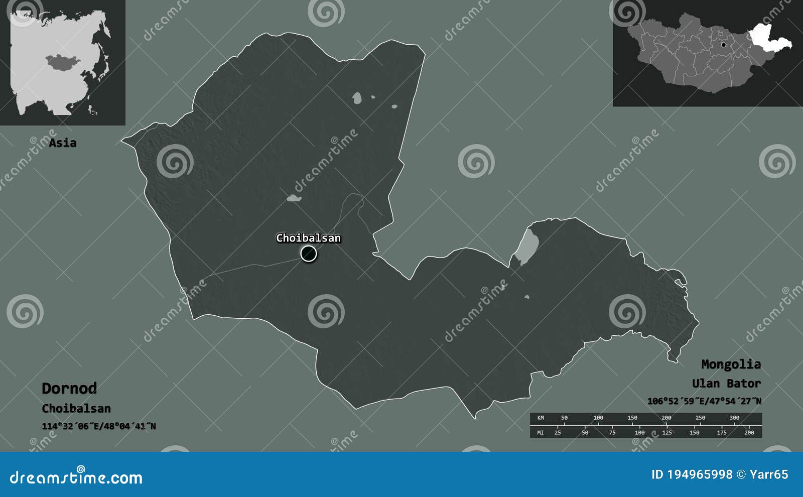 Dornod, Province of Mongolia,. Previews. Administrative Stock ...