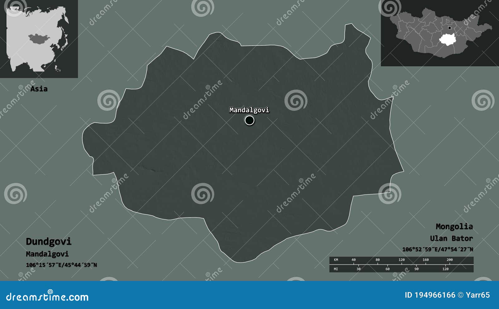 Dundgovi, Province of Mongolia,. Previews. Administrative Stock ...
