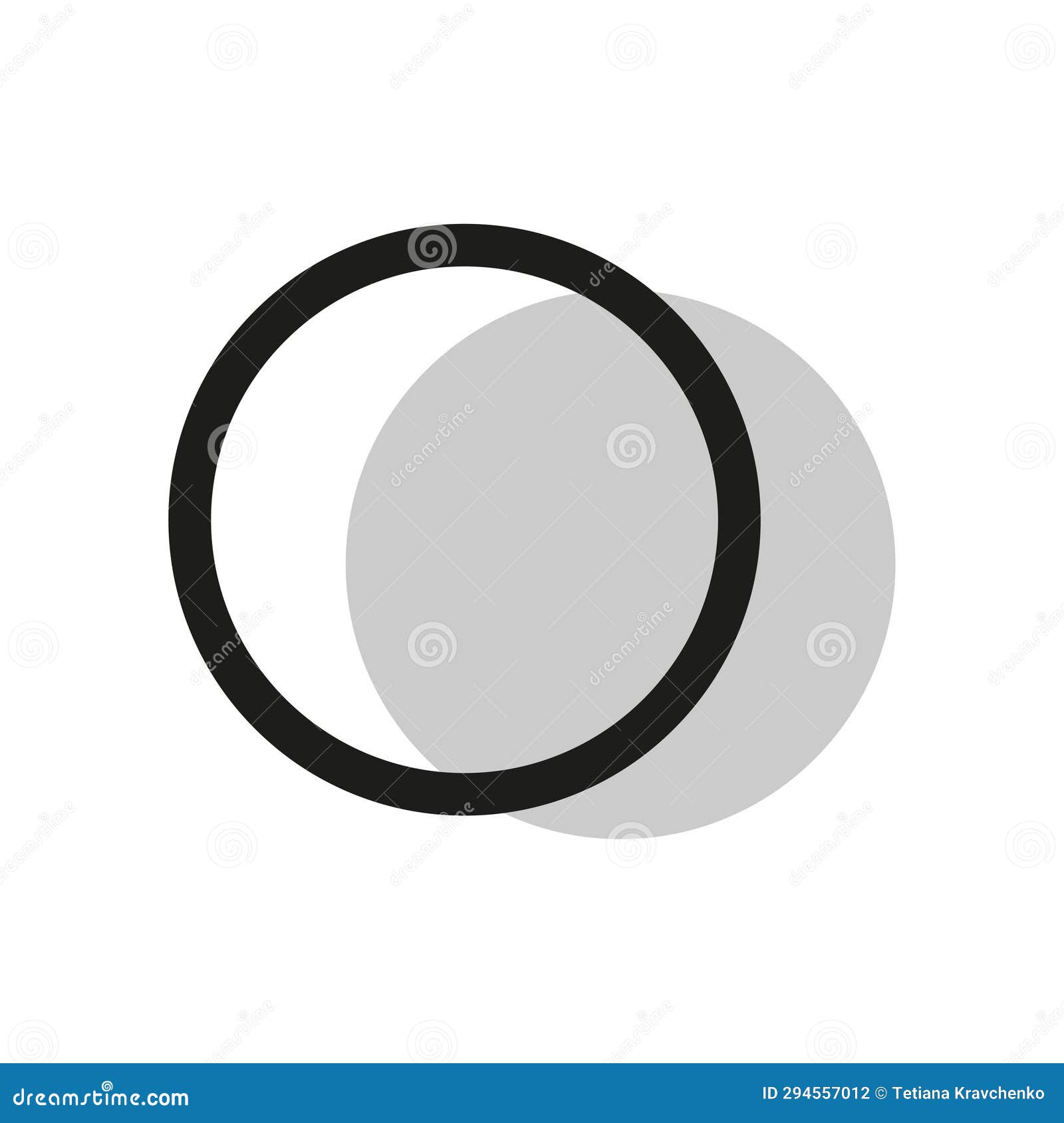 Shape Element. Circle Symbol. Vector Illustration. EPS 10 Stock Vector ...