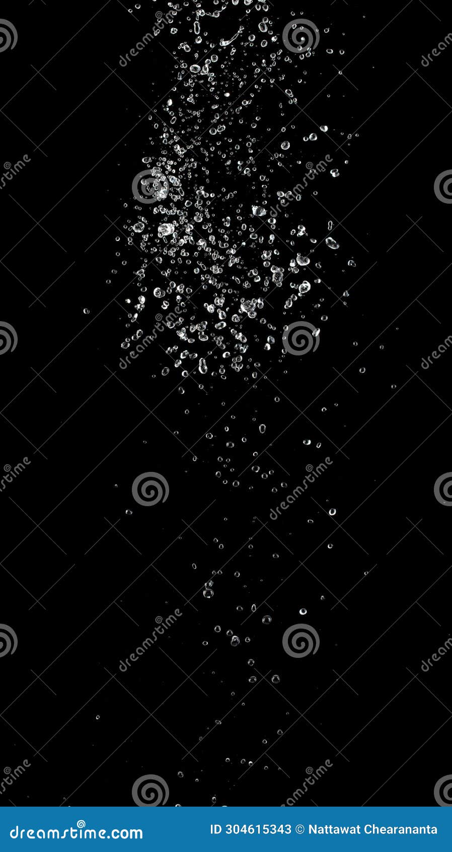 Shape Form Throw of Water Splashes into Drop Water Attack Fluttering in ...