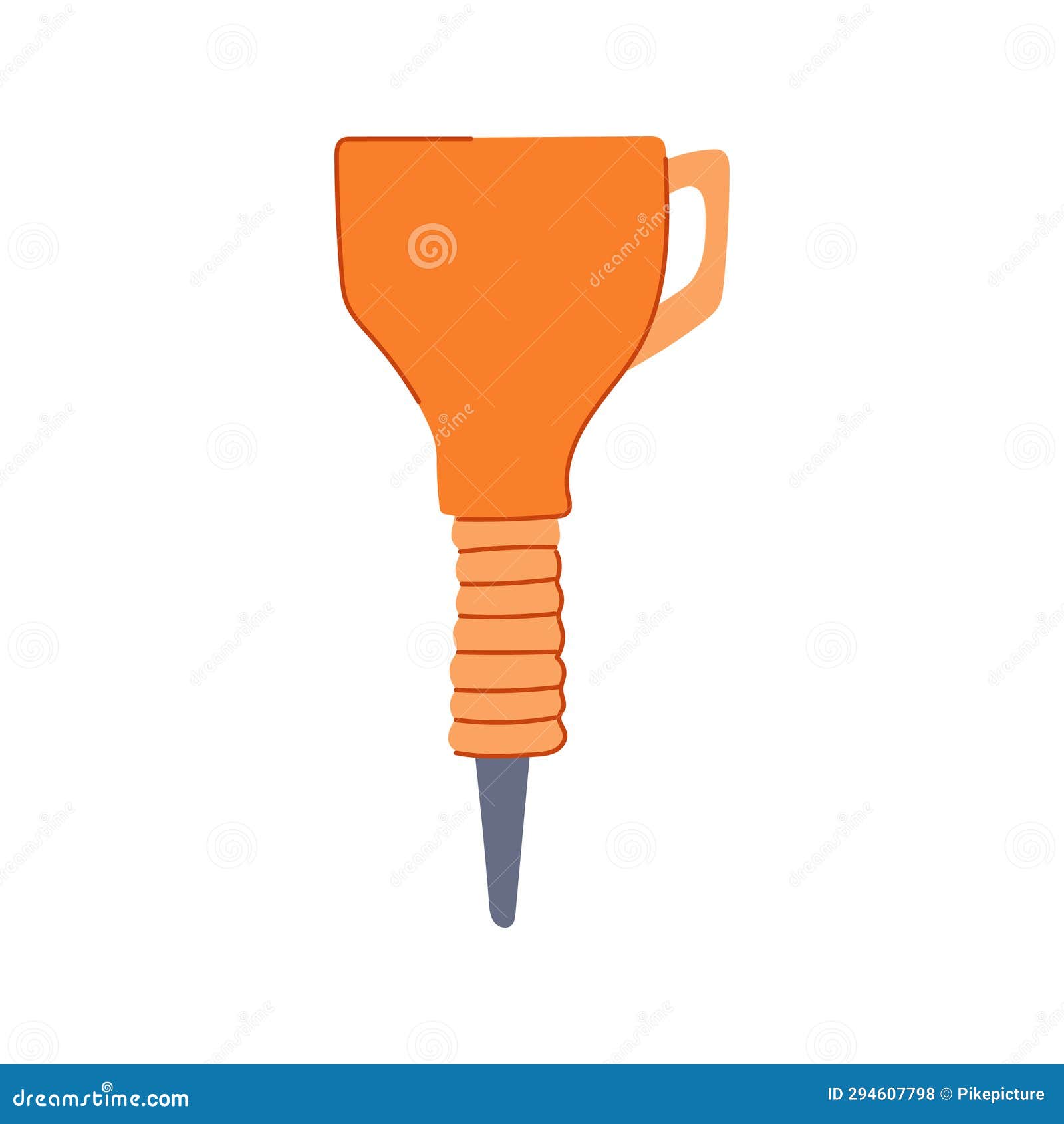 Shape Funnel Cartoon Vector Illustration Stock Illustration ...