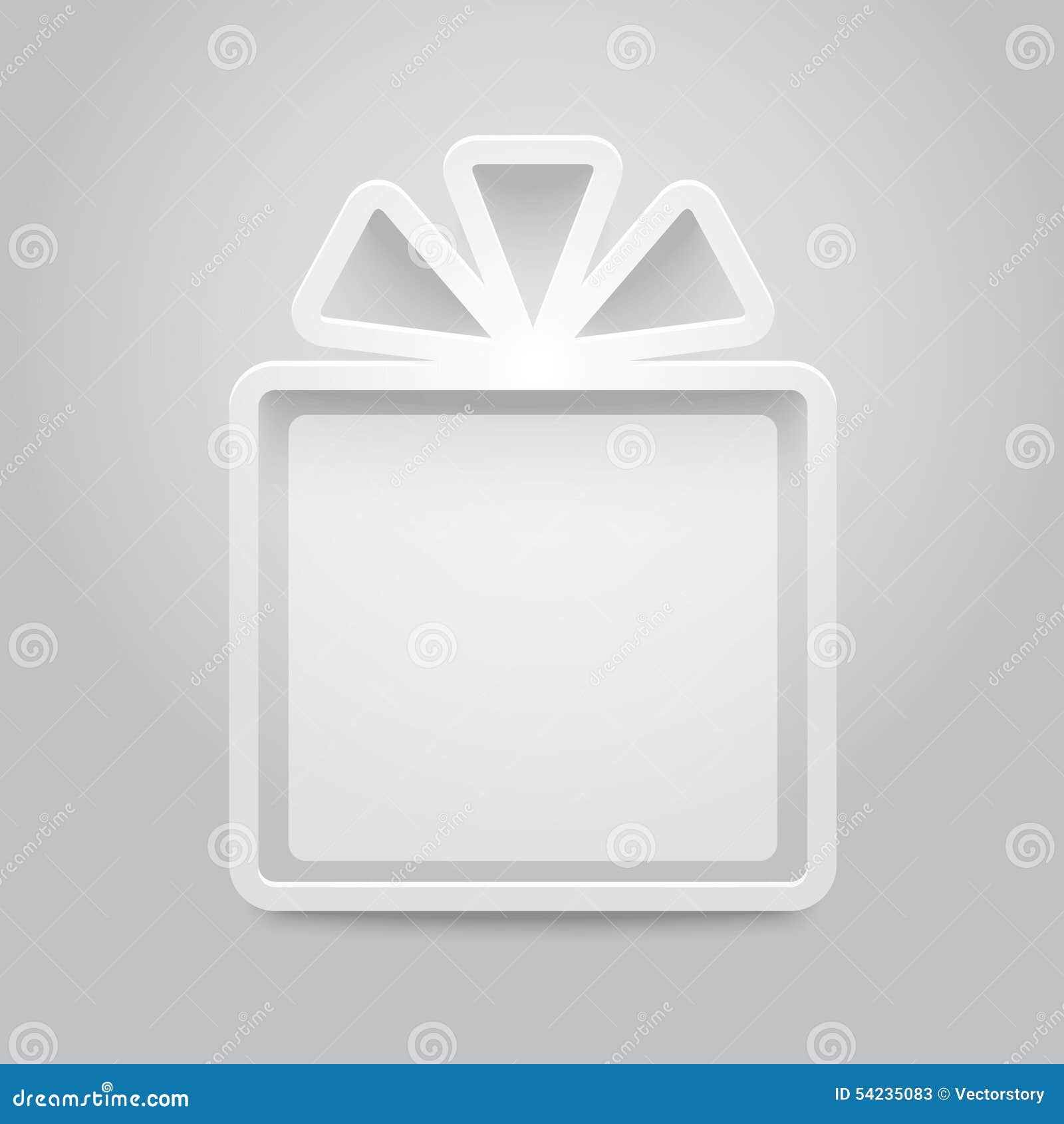 Shape of gift box 01 stock vector. Illustration of gift - 54235083