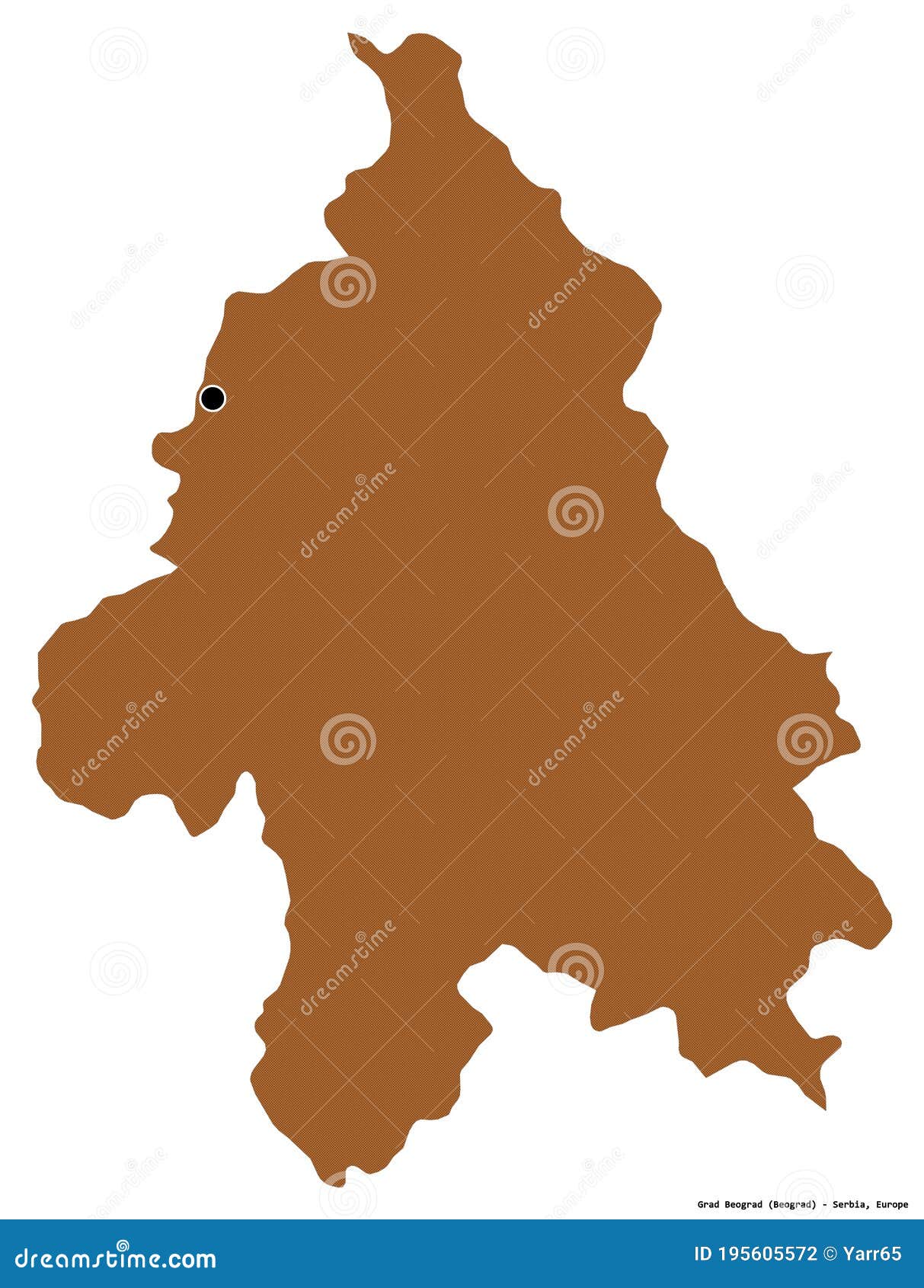 Grad Beograd, City of Serbia, on White. Pattern Stock Illustration ...