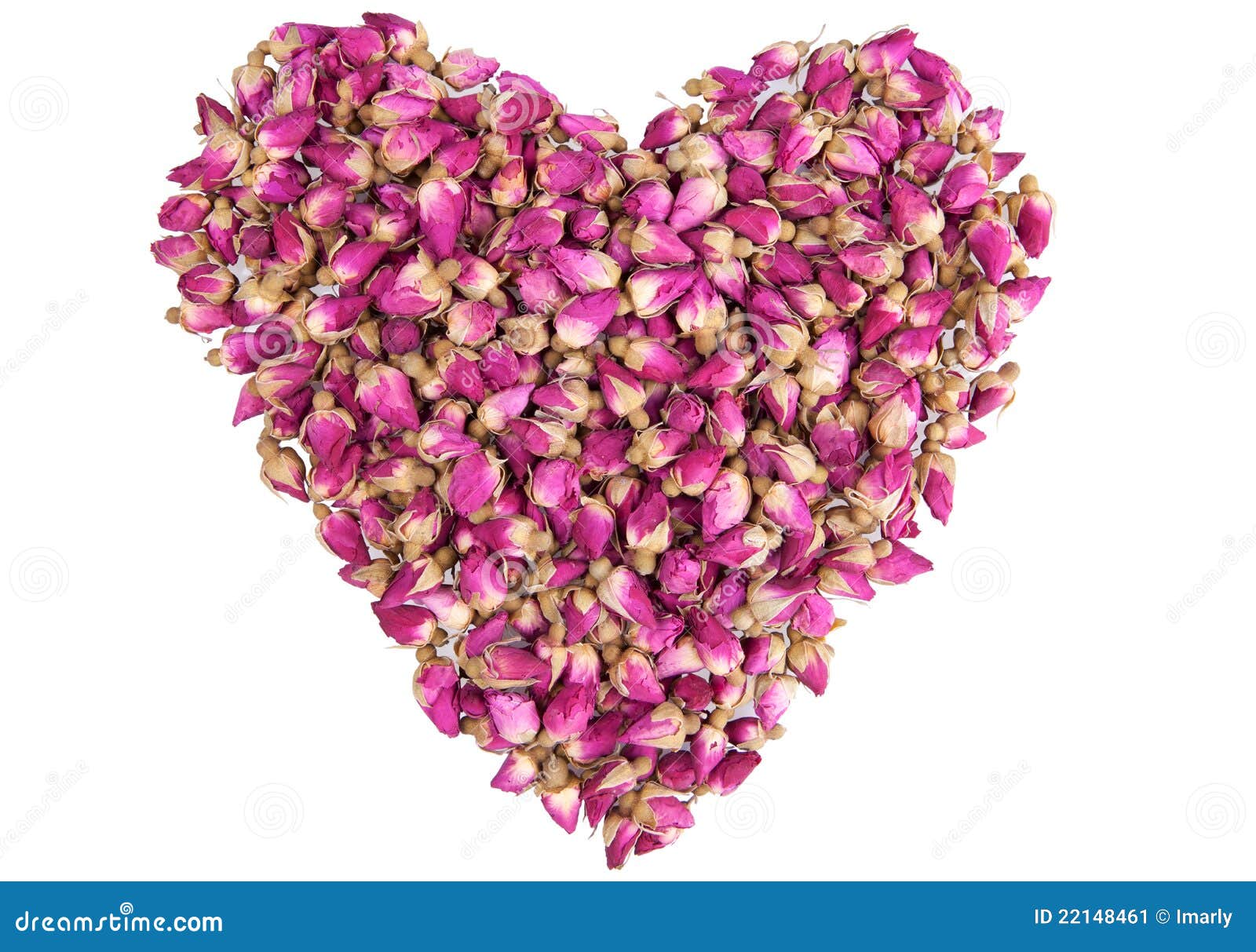 Shape of a Heart Made Out of Dried Roses Stock Image - Image of shape ...