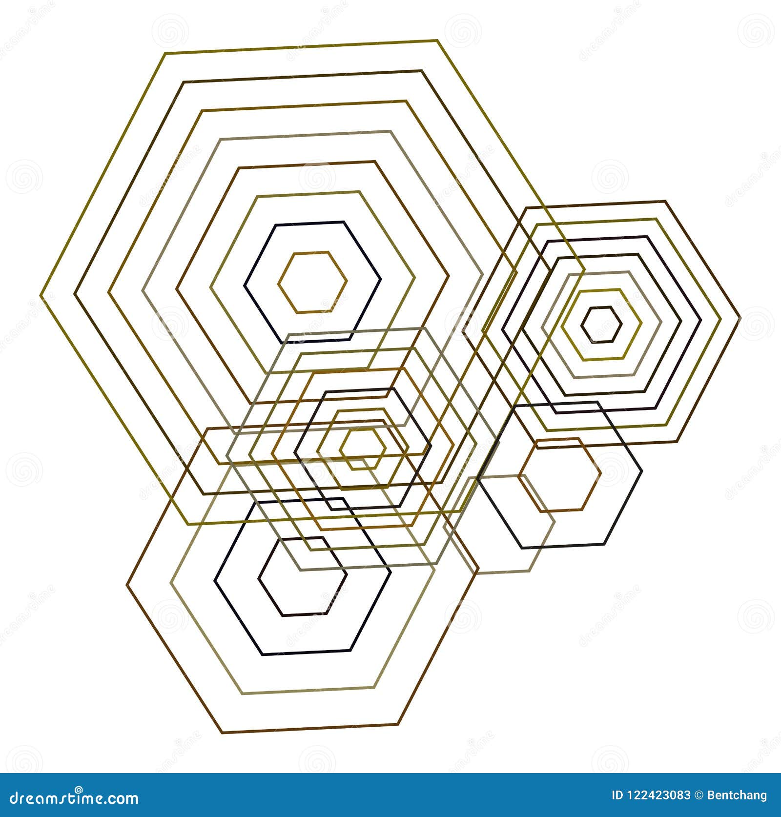 Shape of Hexagon, Abstract Geometric Background Pattern. Style, Cover ...