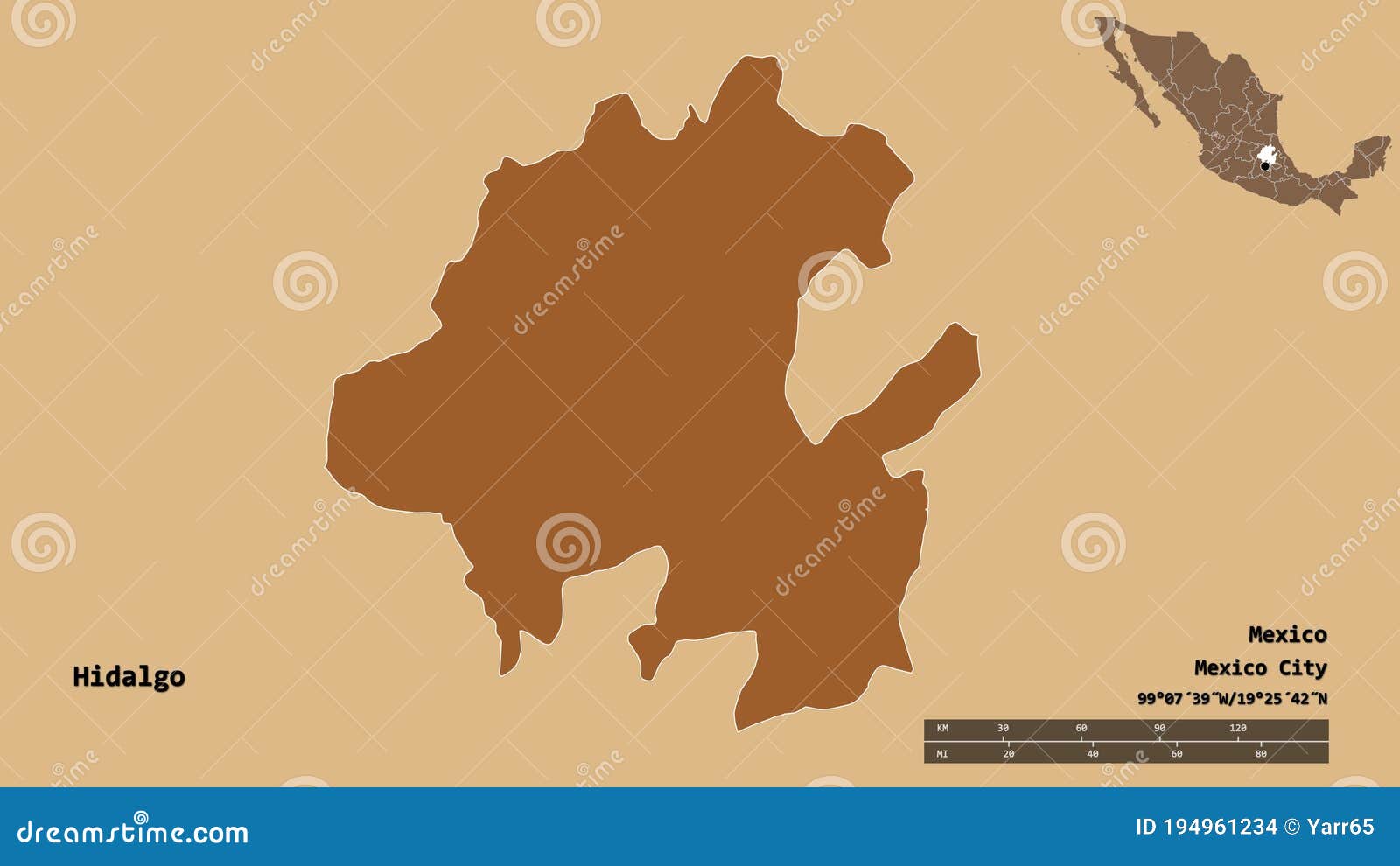 Hidalgo, State of Mexico, Zoomed. Pattern Stock Illustration ...