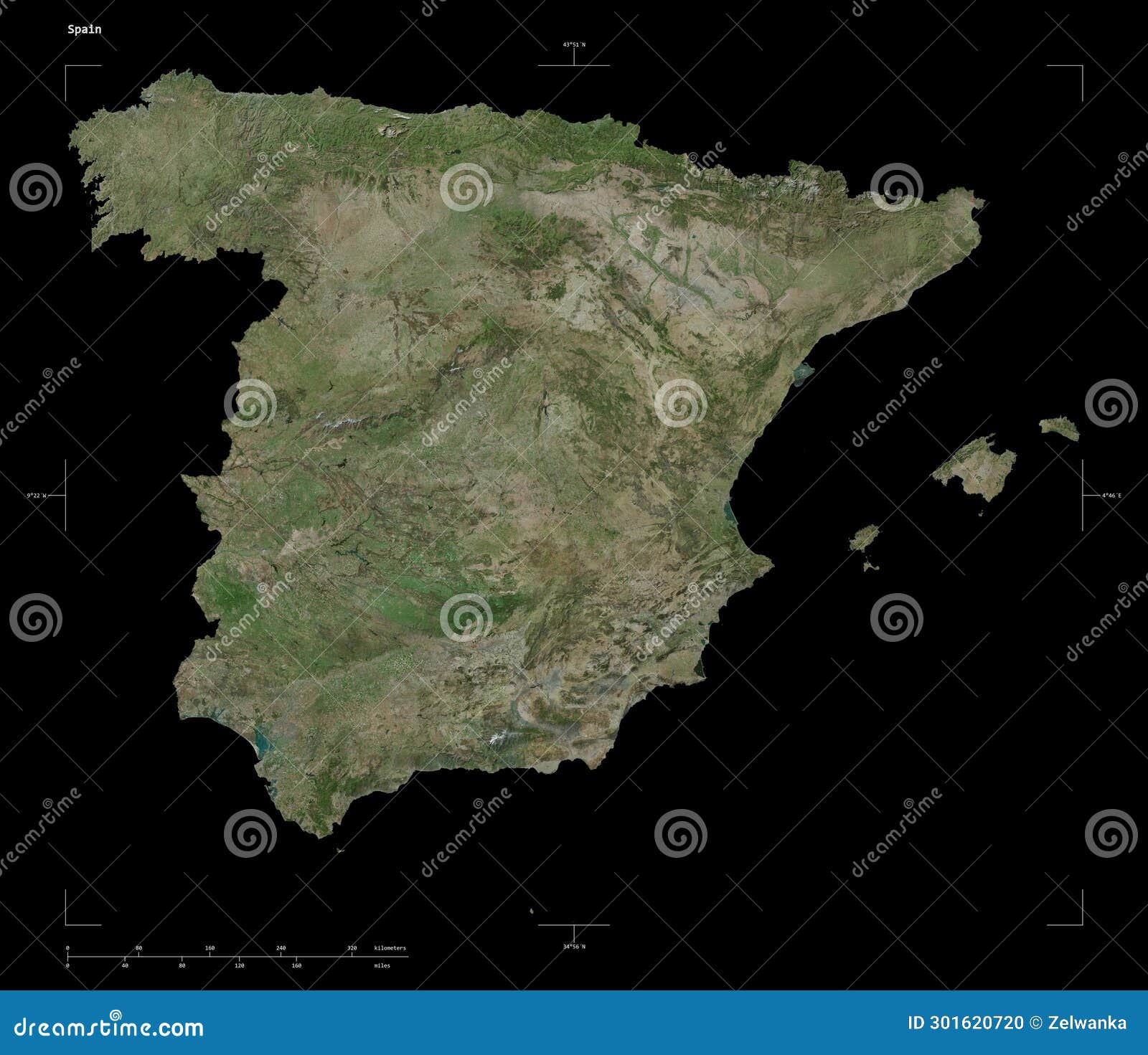 Spain Map Shape Vector. Spain Country Silhouette Illustration ...