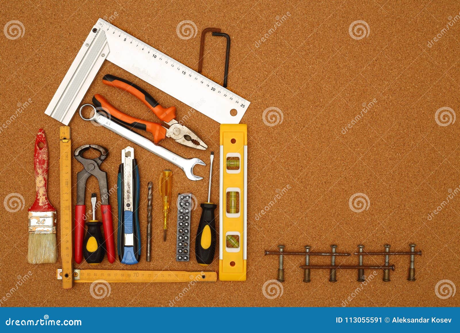 Shape of house stock image. Image of equipment, improvement - 113055591