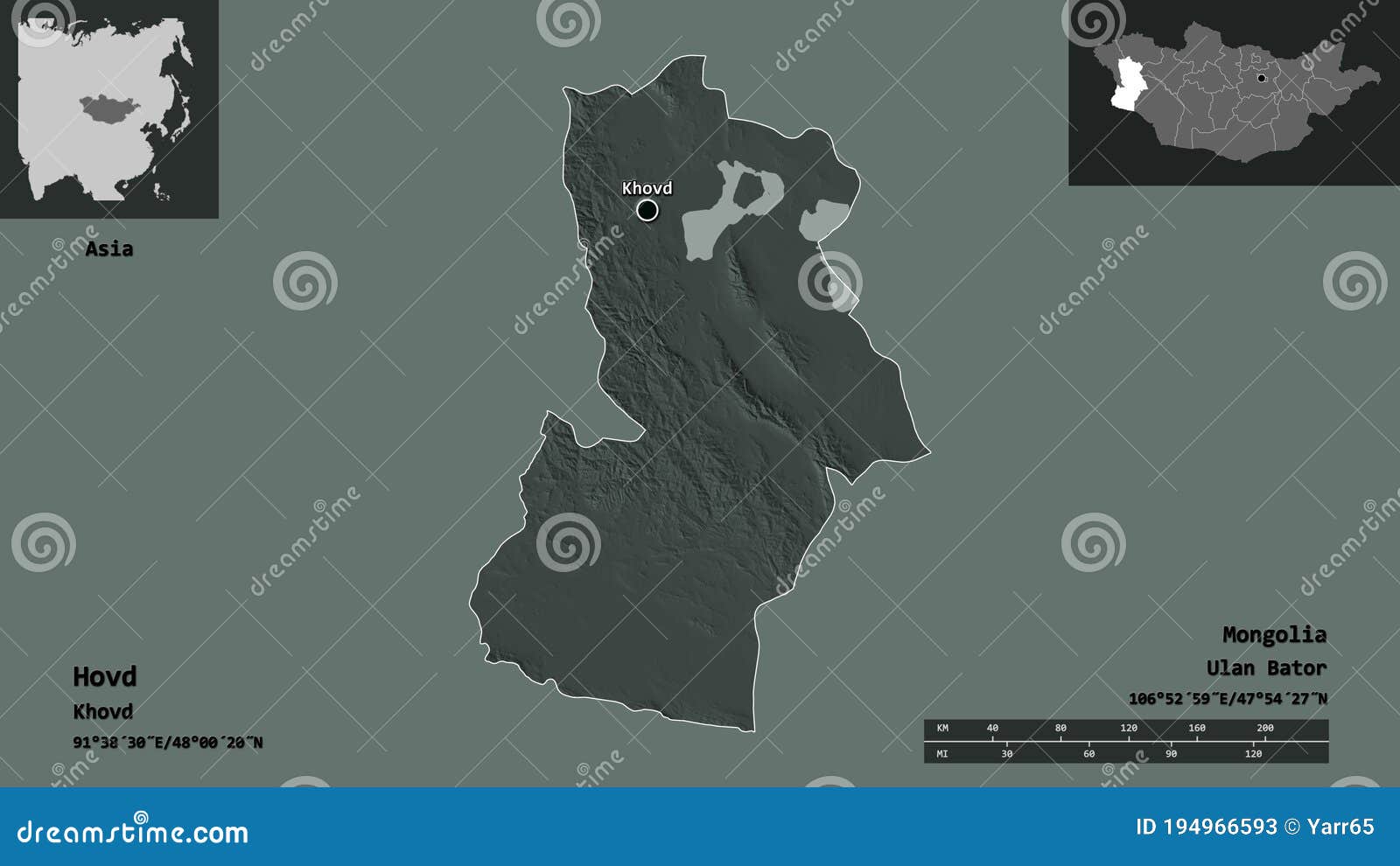 Hovd, Province of Mongolia,. Previews. Administrative Stock ...