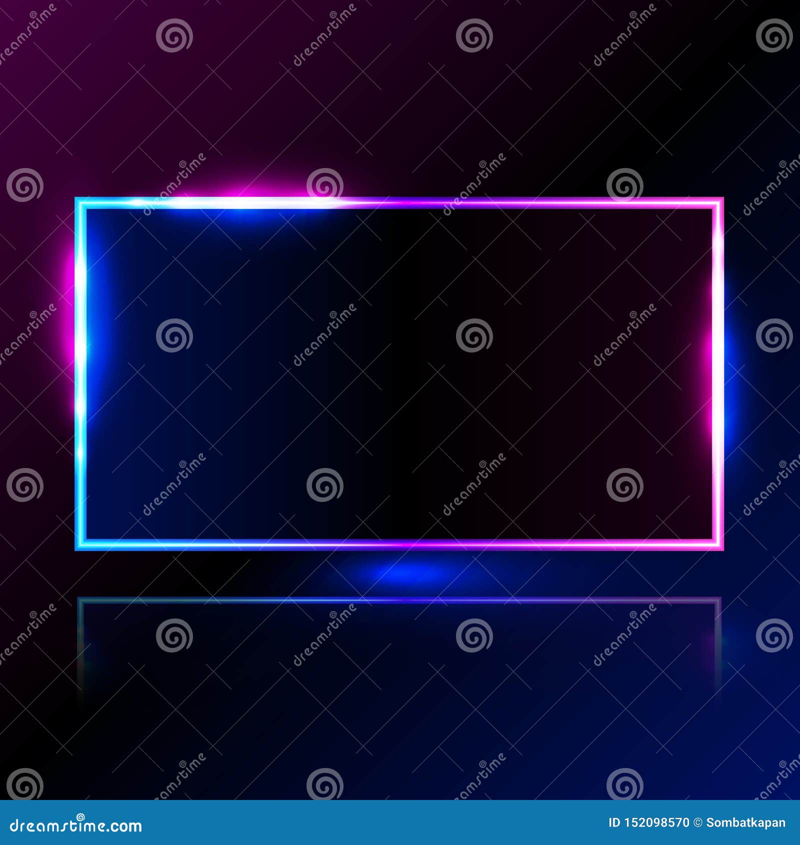 Shape Light Blue Pink Frame Stock Vector - Illustration of background ...